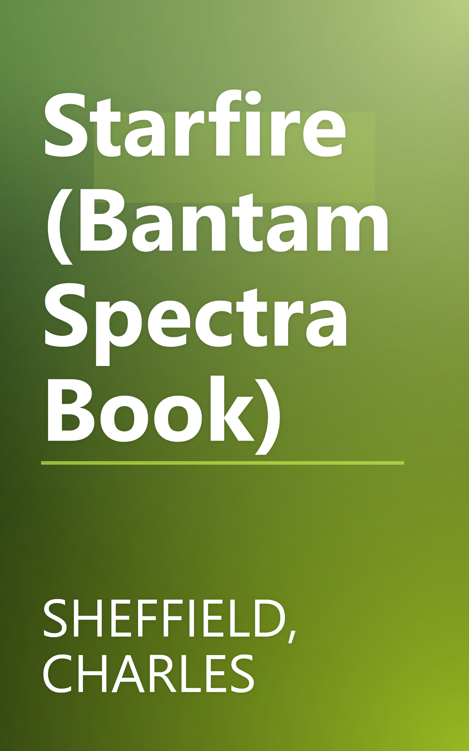 Starfire (Bantam Spectra Book) book cover