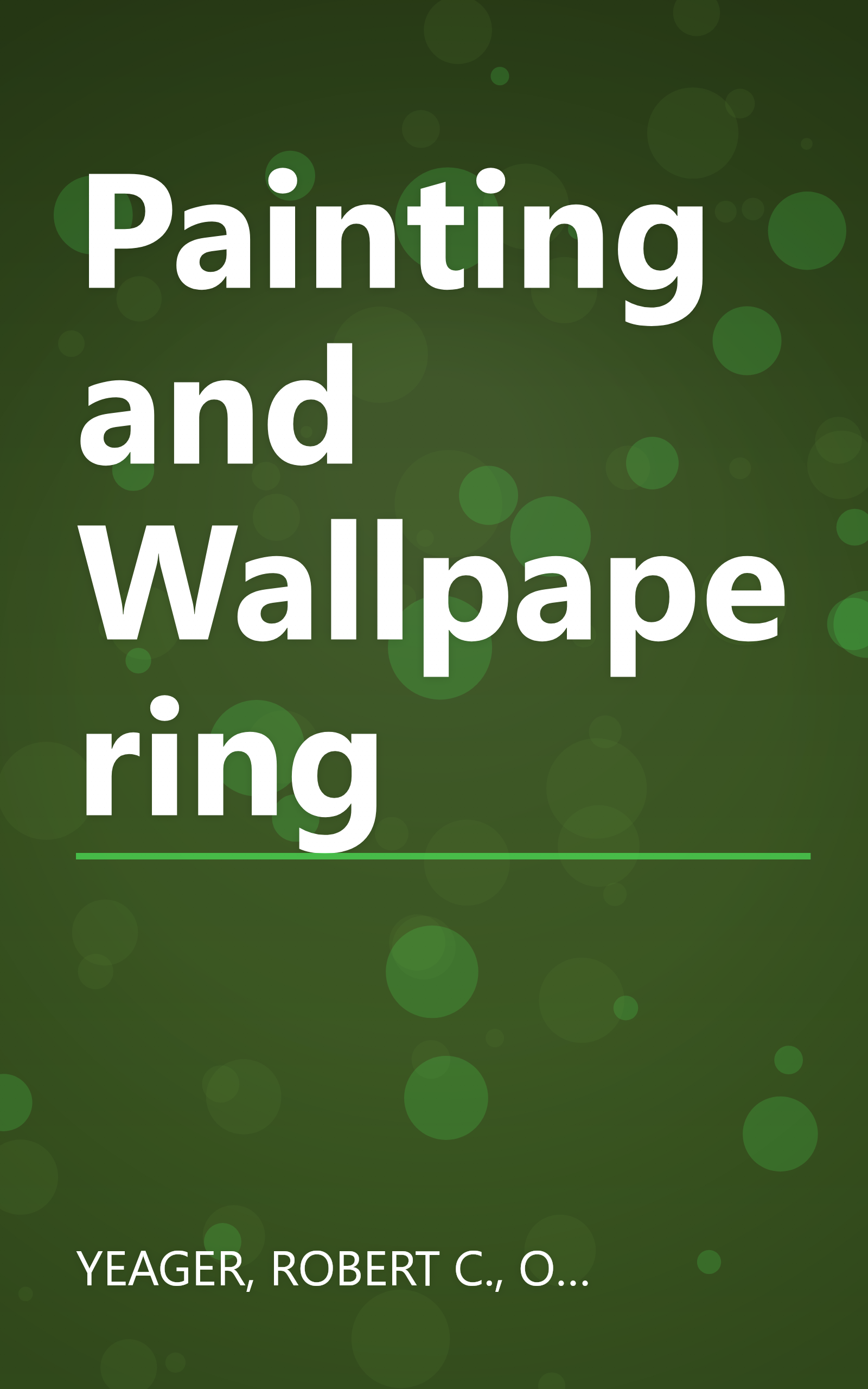 Painting and Wallpapering book cover