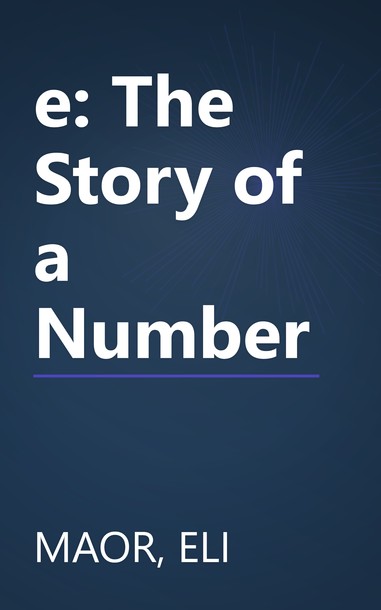 e: The Story of a Number book cover