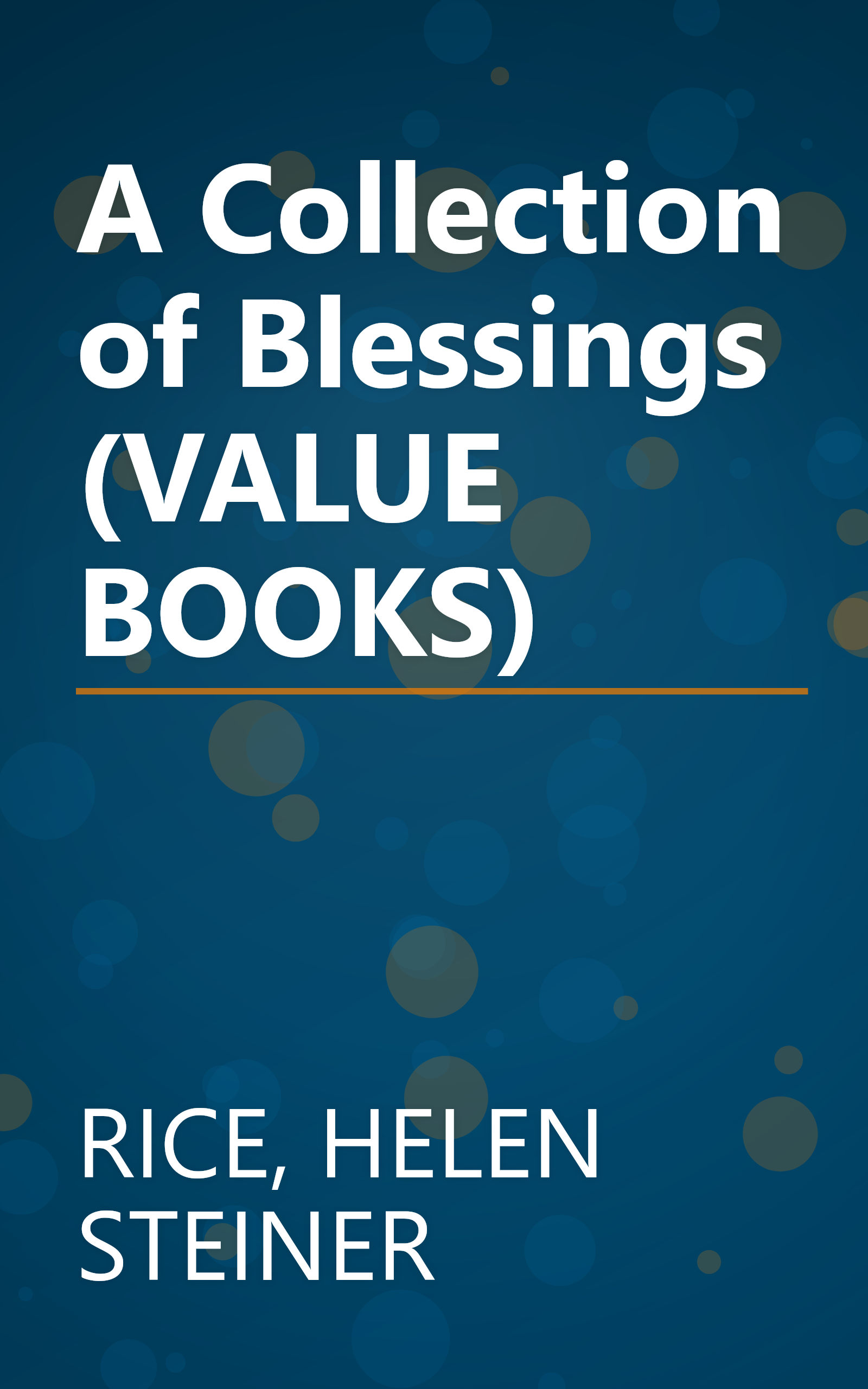 A Collection of Blessings (VALUE BOOKS) book cover