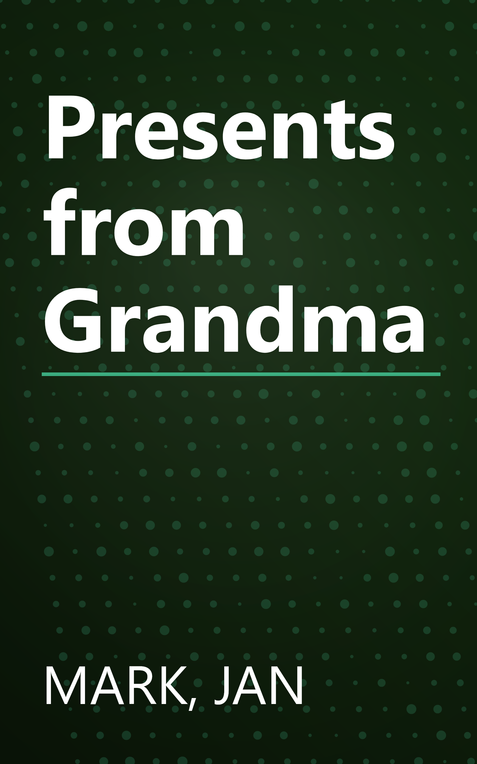 Presents from Grandma book cover