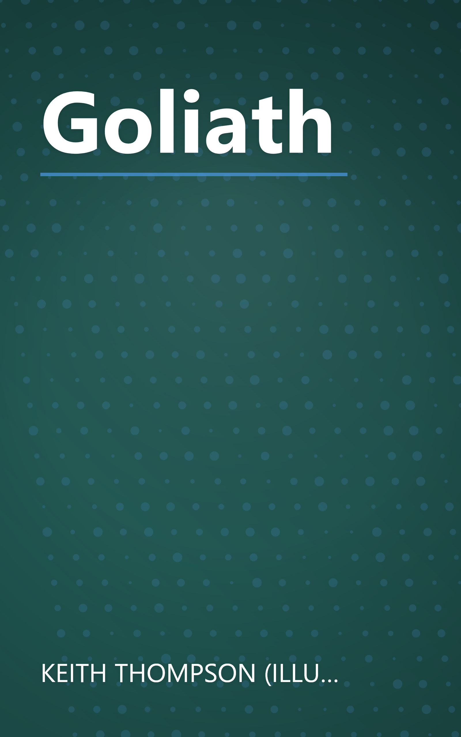 Goliath book cover