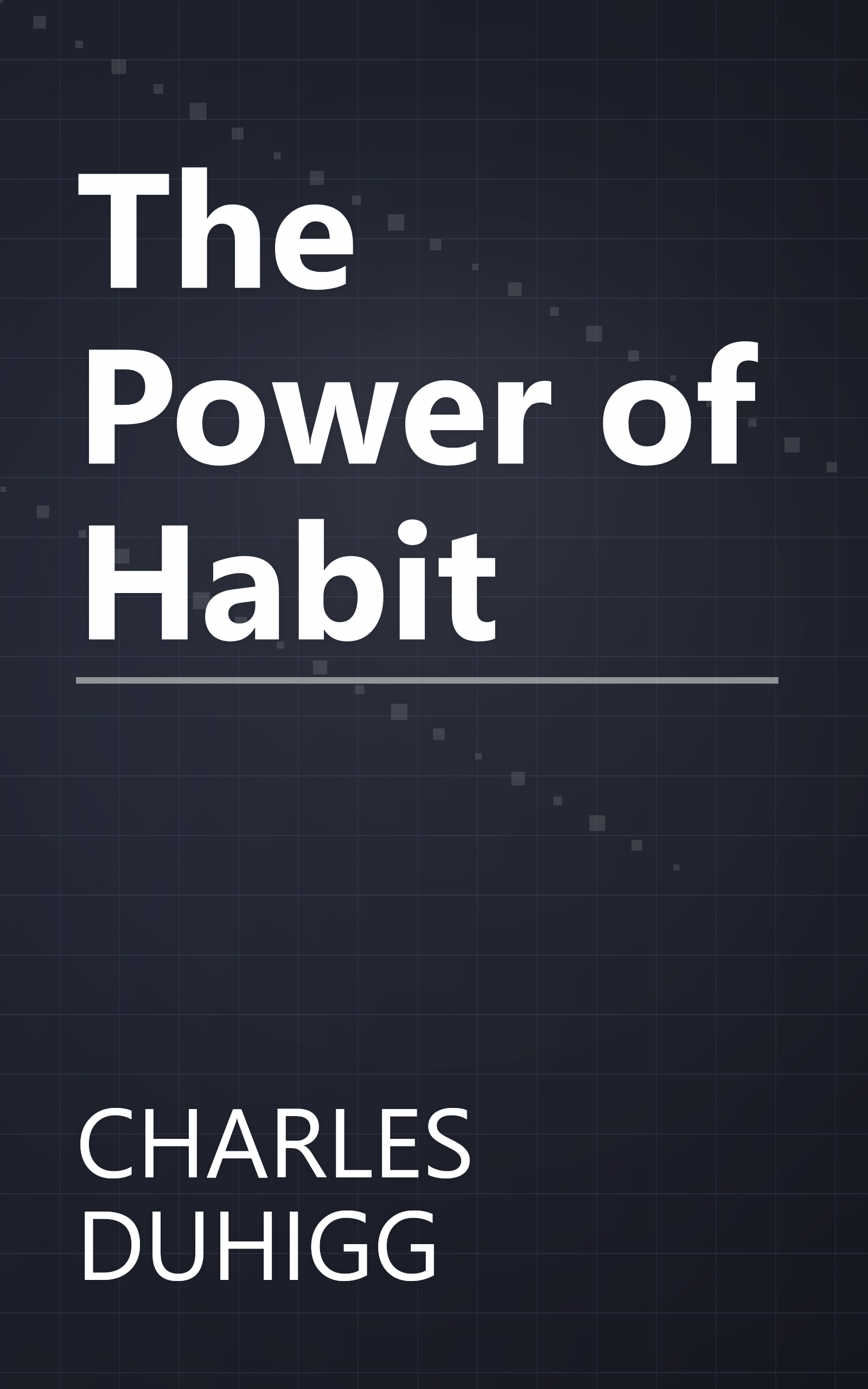The Power of Habit book cover