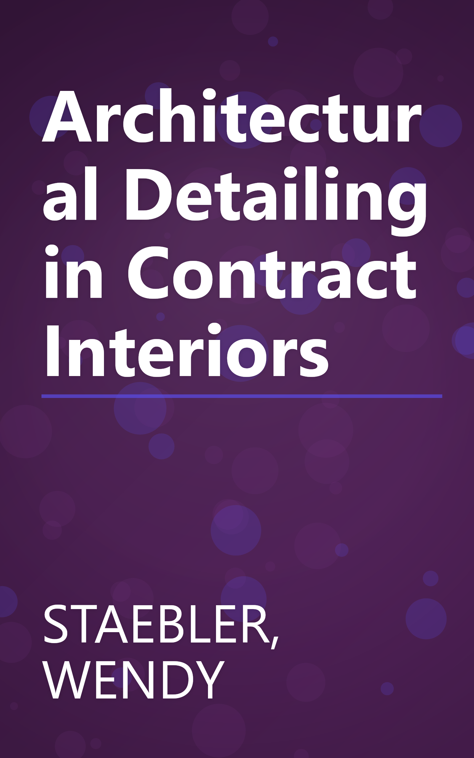 Architectural Detailing in Contract Interiors book cover