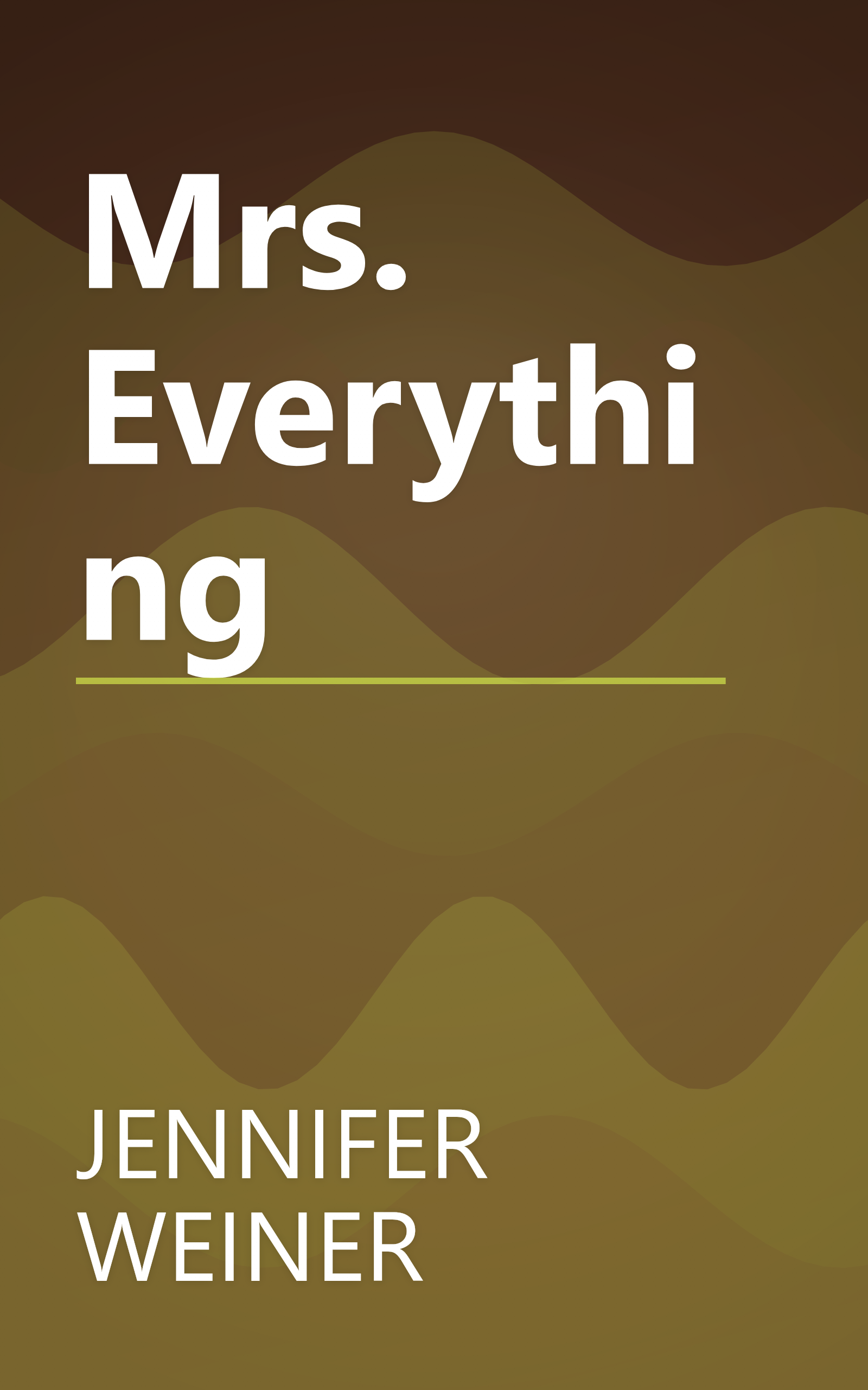 Mrs. Everything book cover