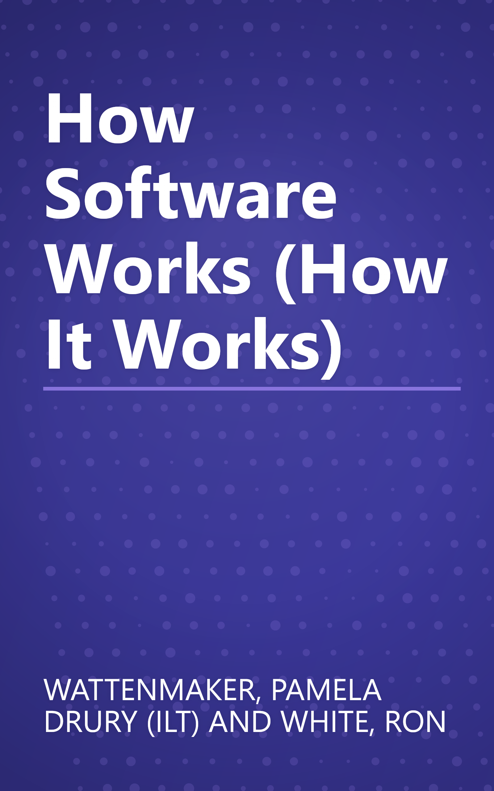 How Software Works (How It Works) book cover