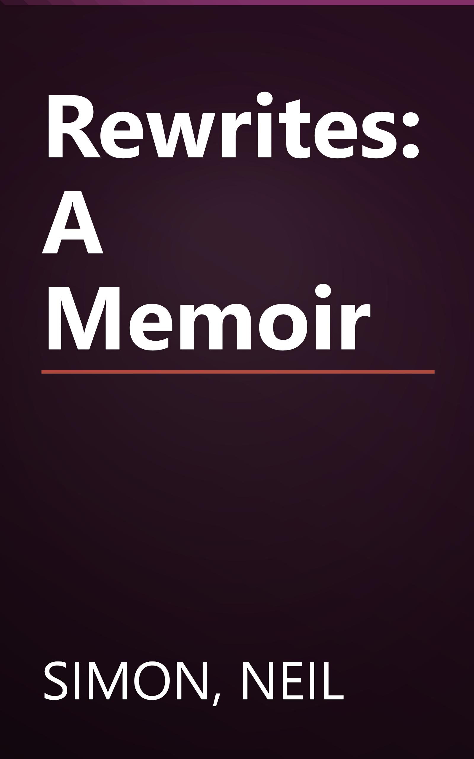 Rewrites: A Memoir book cover