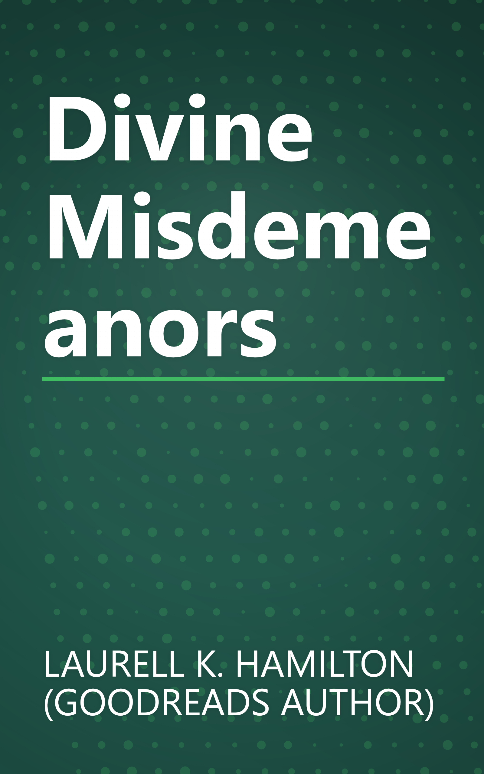 Divine Misdemeanors book cover
