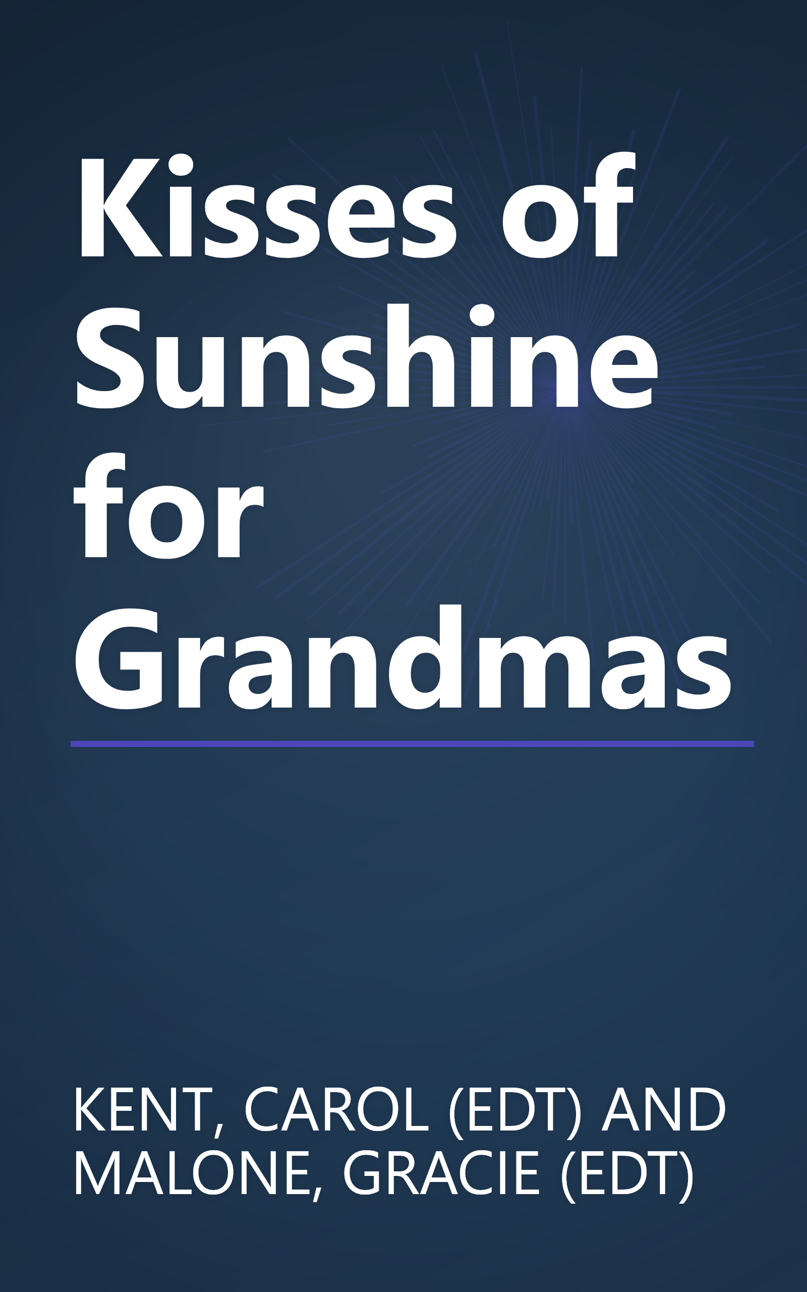 Kisses of Sunshine for Grandmas book cover