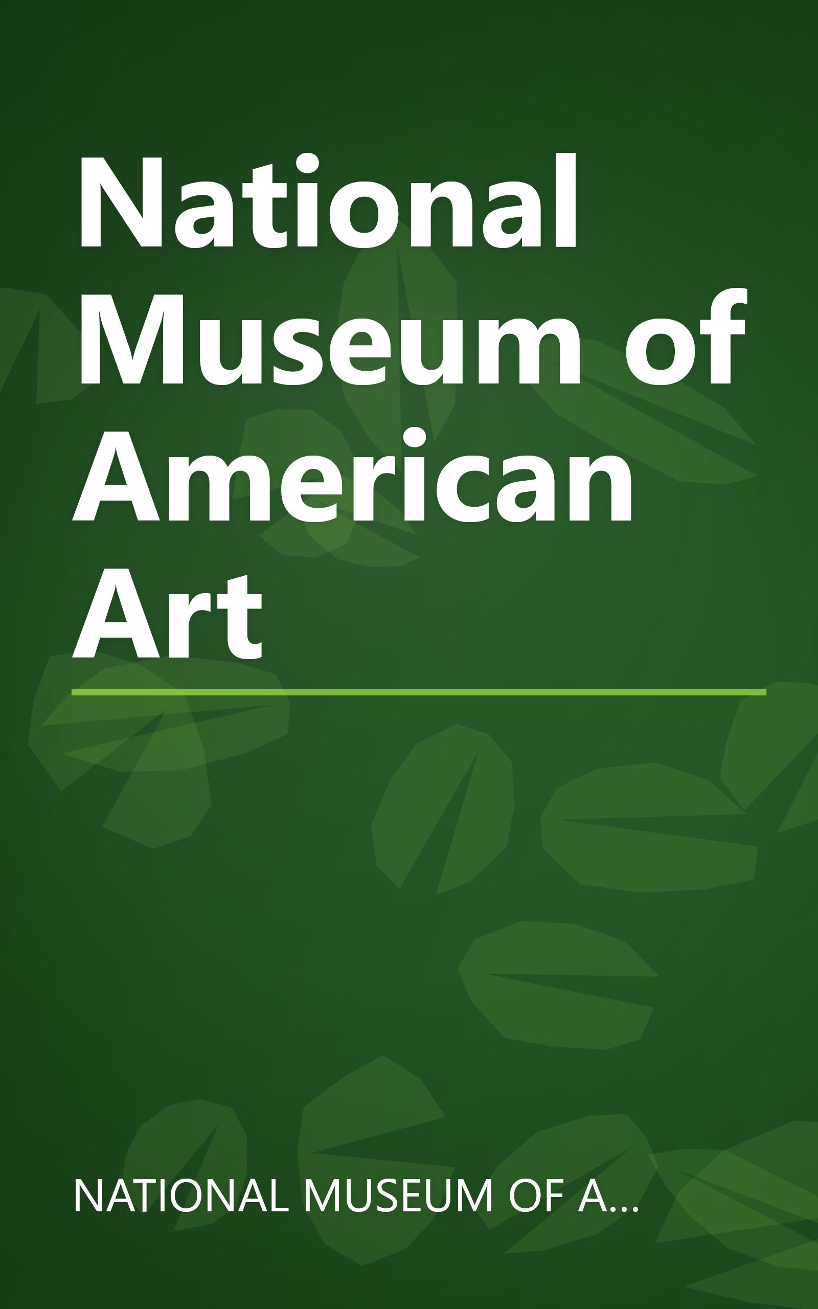 National Museum of American Art book cover