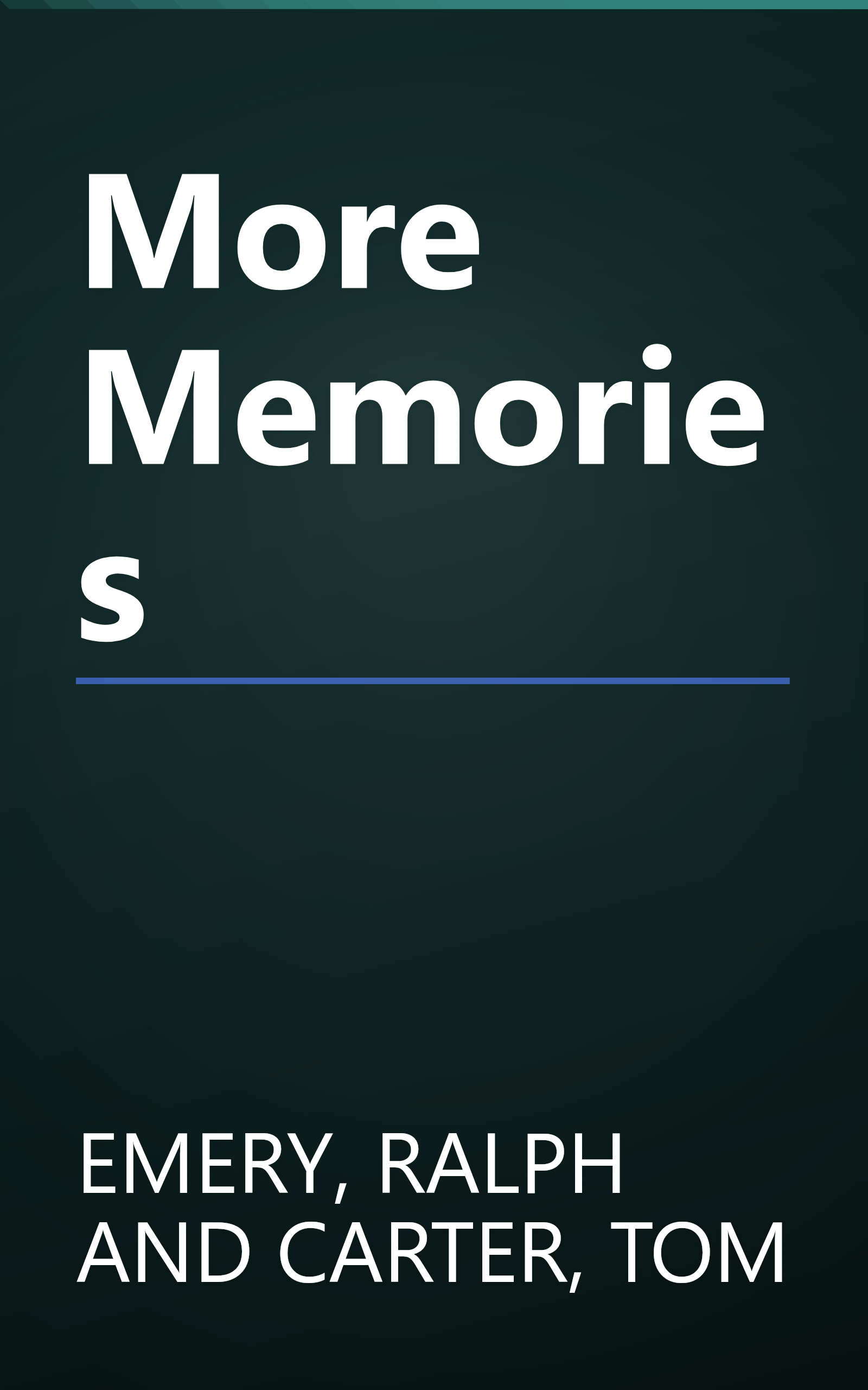 More Memories book cover