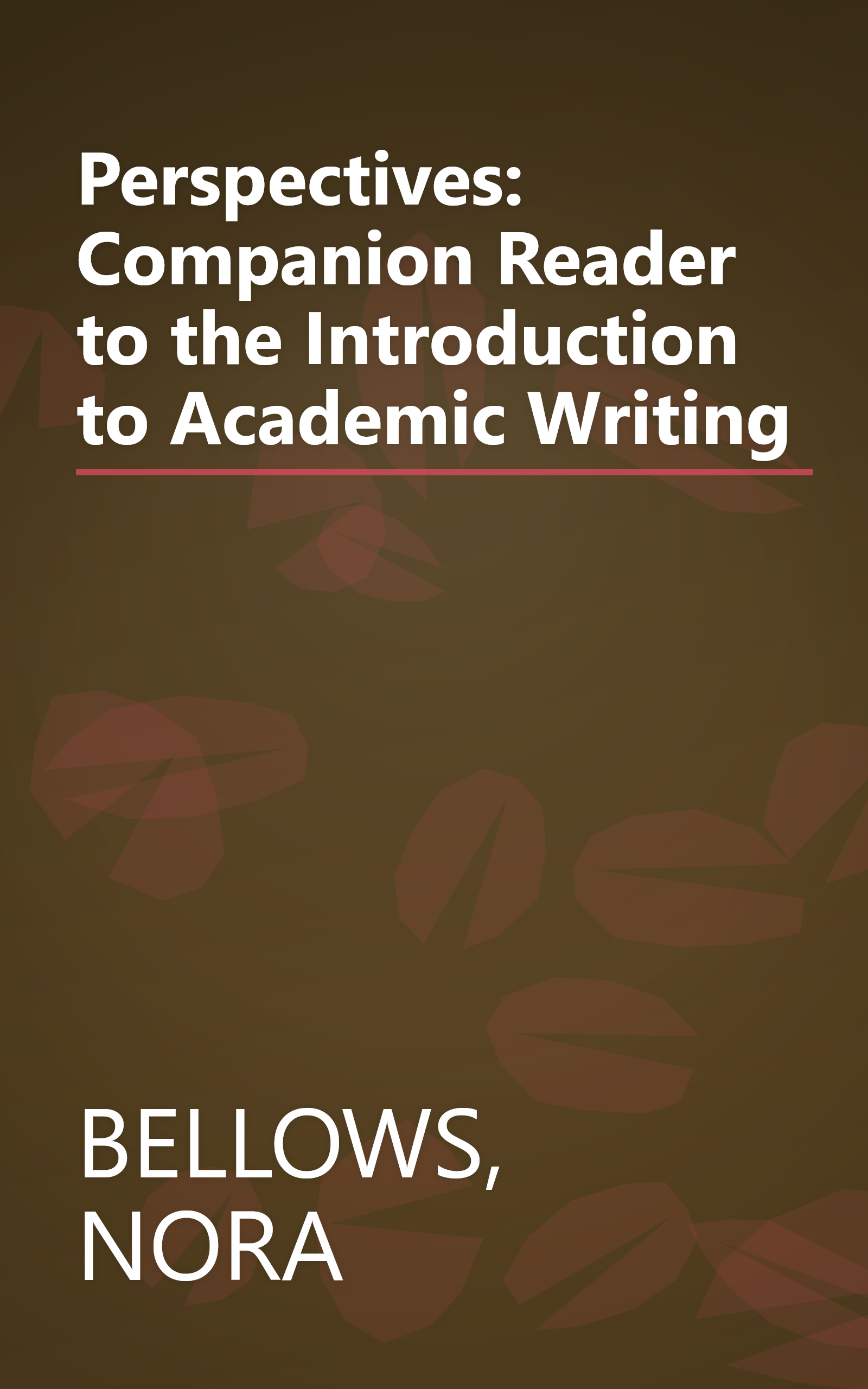 Perspectives: Companion Reader to the Introduction to Academic Writing book cover