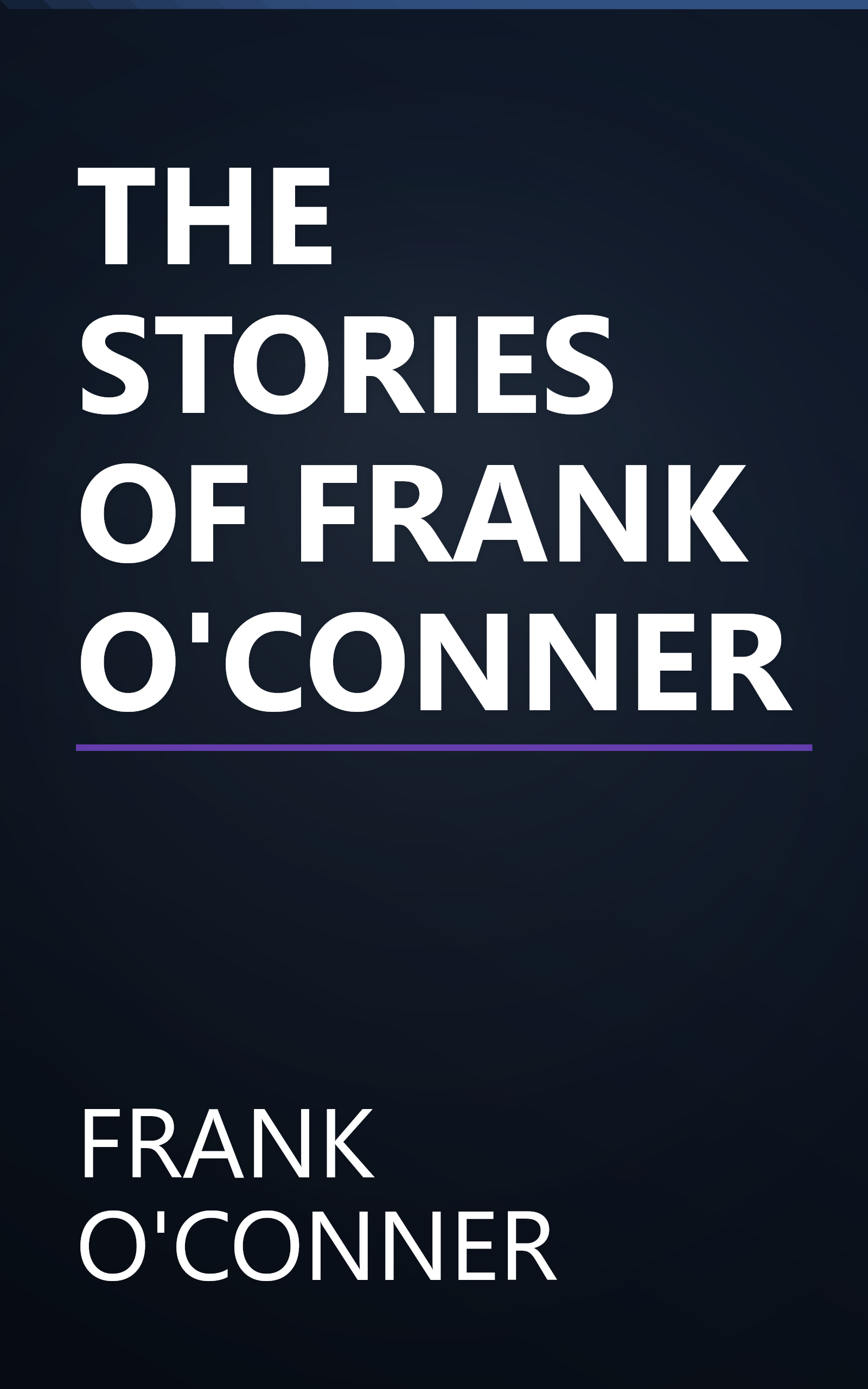 THE STORIES OF FRANK O'CONNER book cover