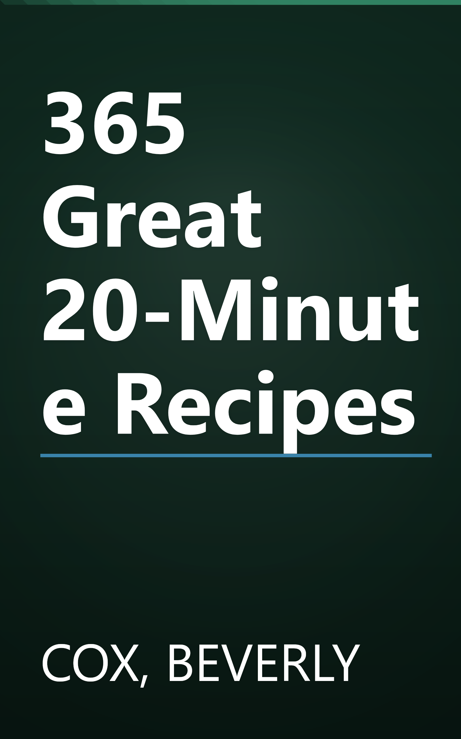 365 Great 20-Minute Recipes book cover