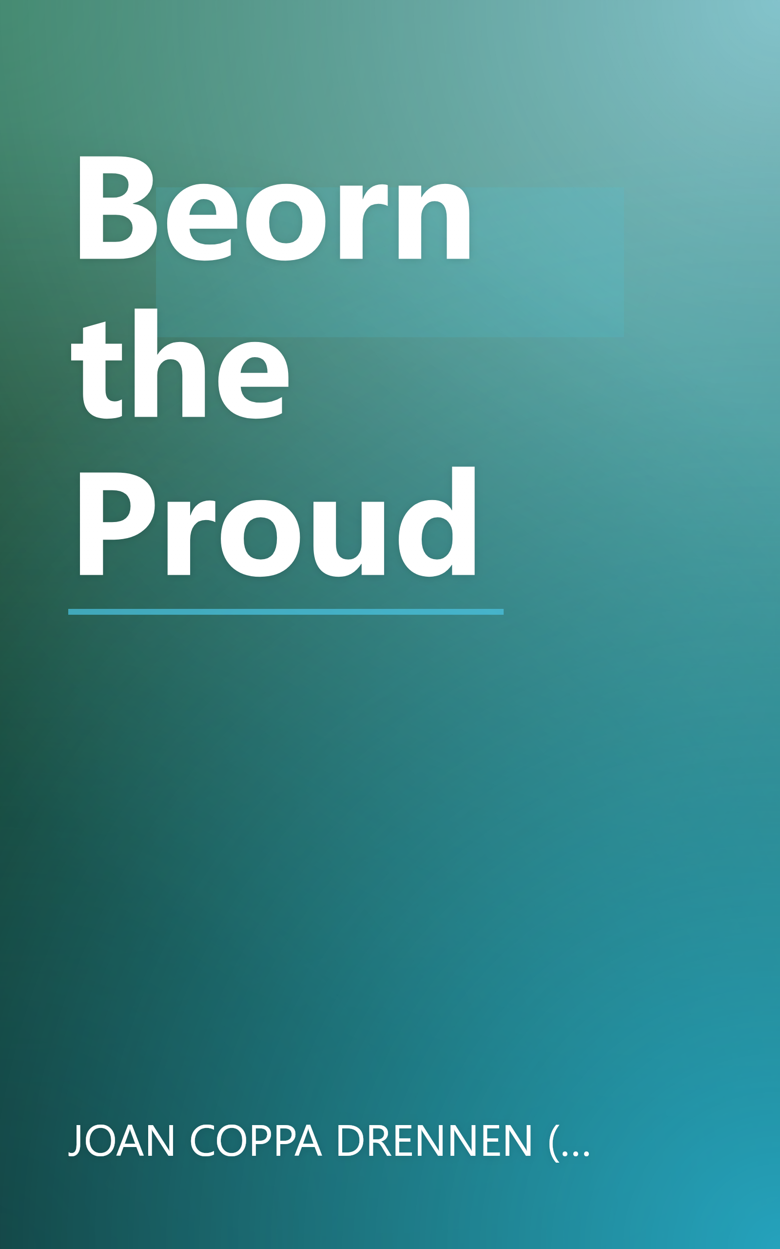 Beorn the Proud book cover