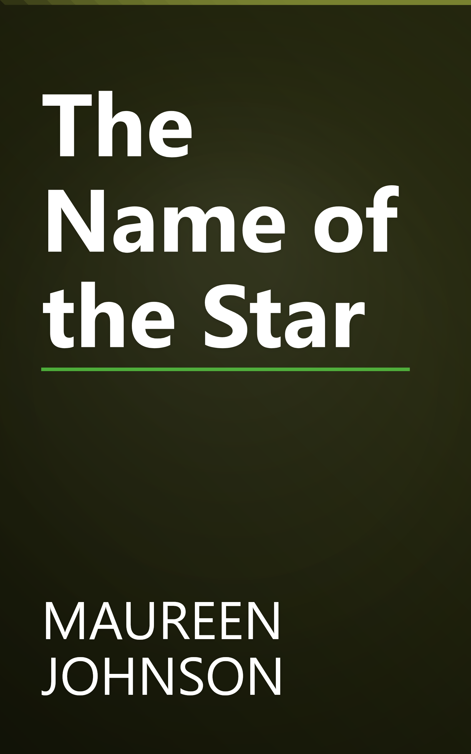 The Name of the Star book cover