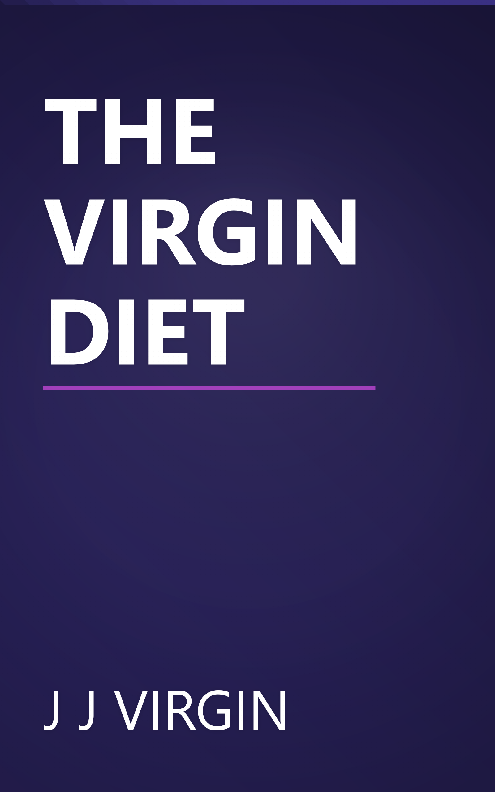 THE VIRGIN DIET book cover