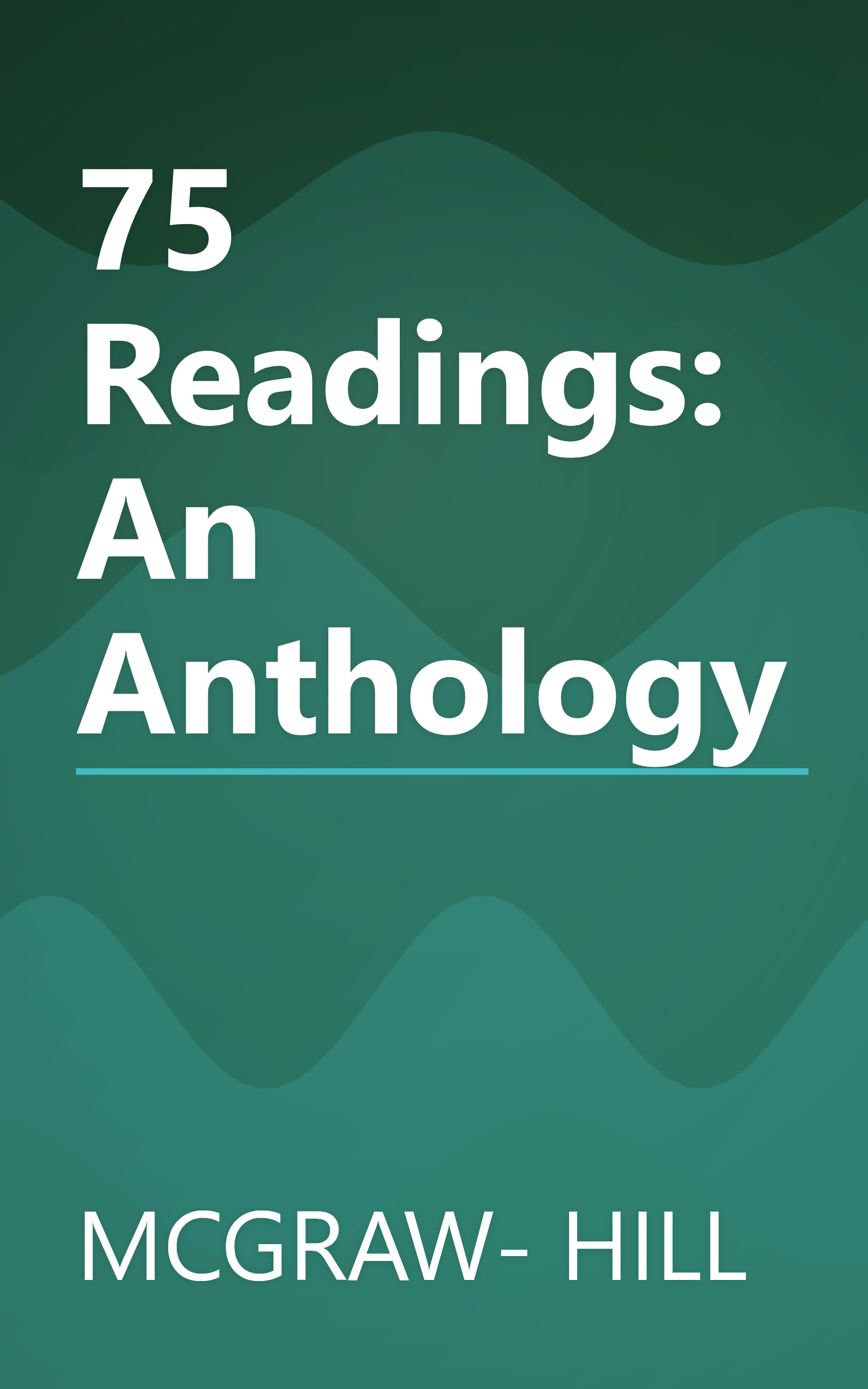 75 Readings: An Anthology book cover