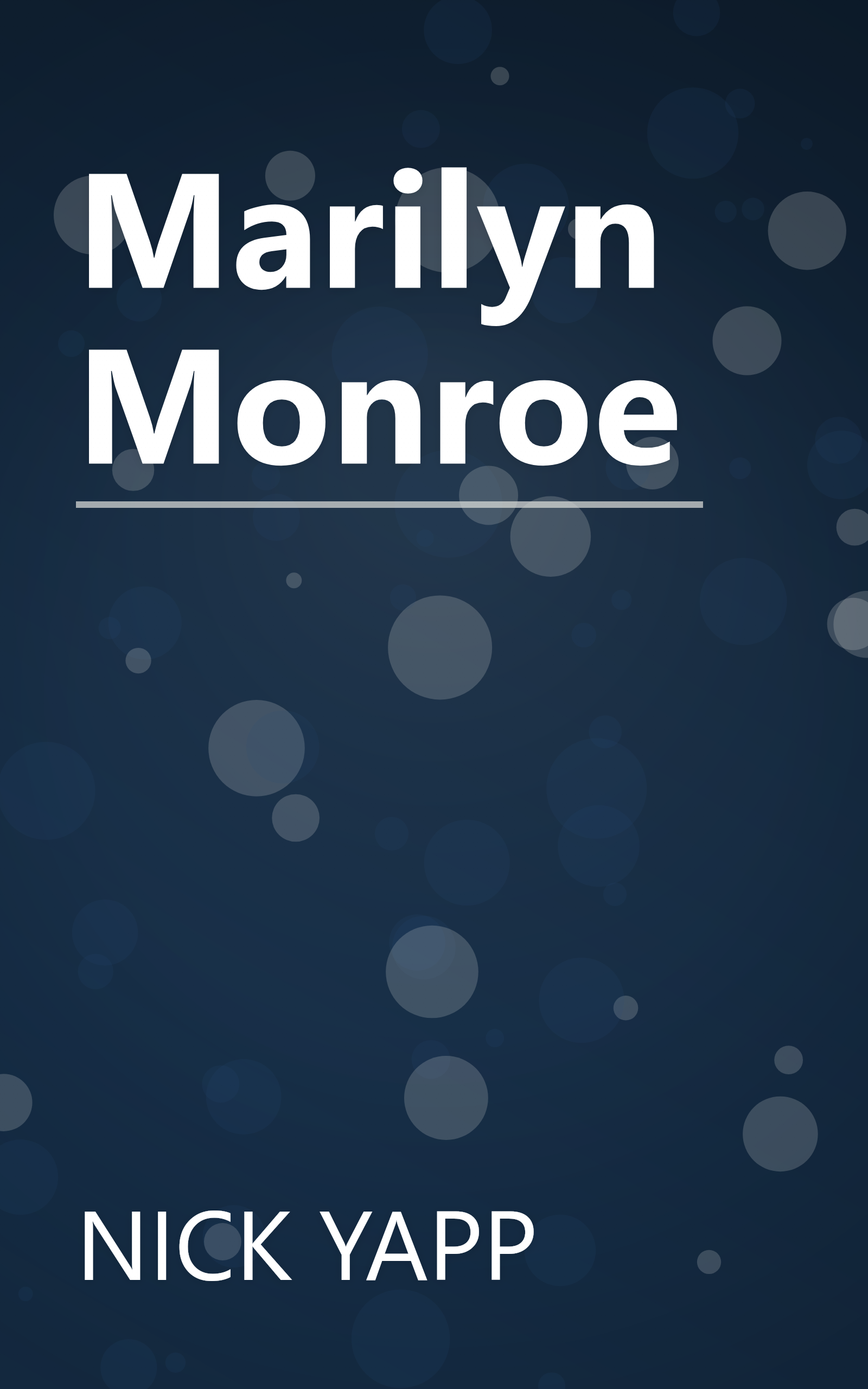 Marilyn Monroe book cover