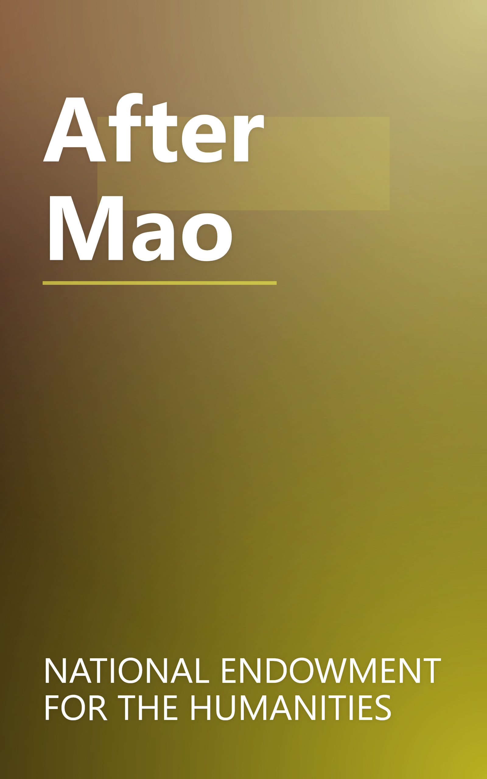 After Mao book cover