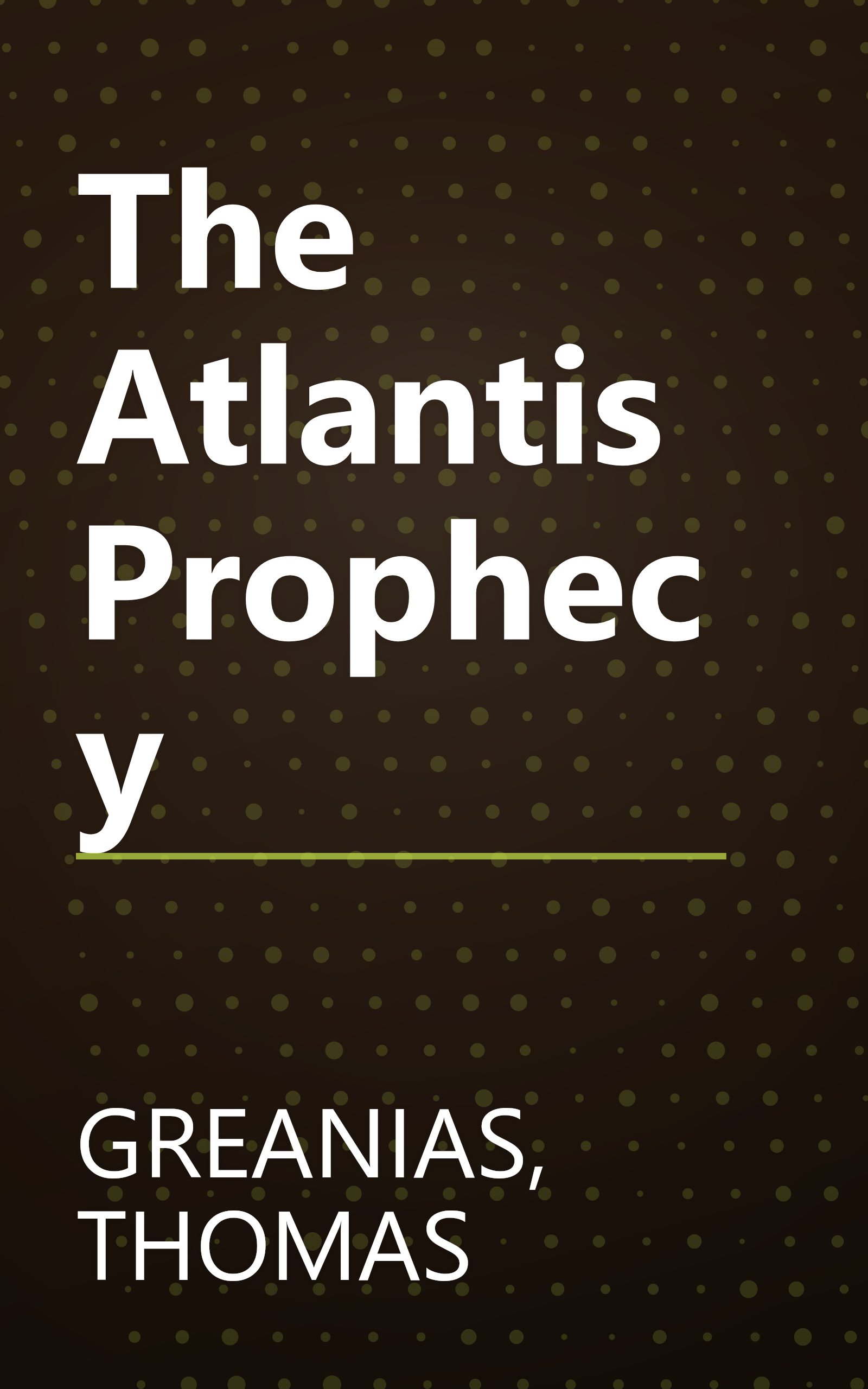 The Atlantis Prophecy book cover