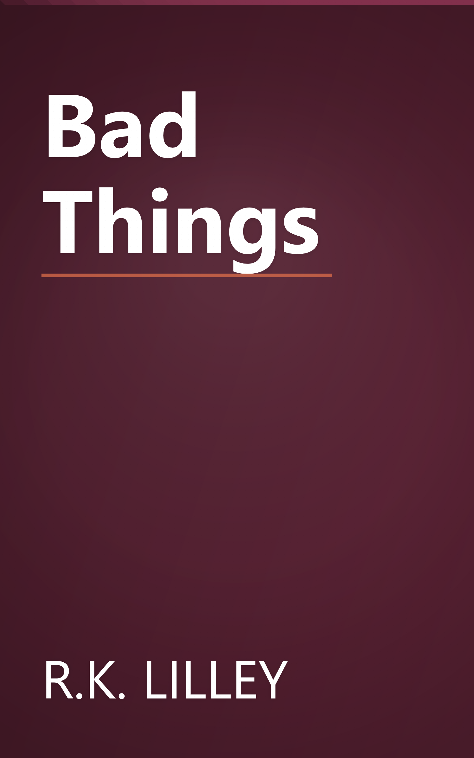 Bad Things book cover