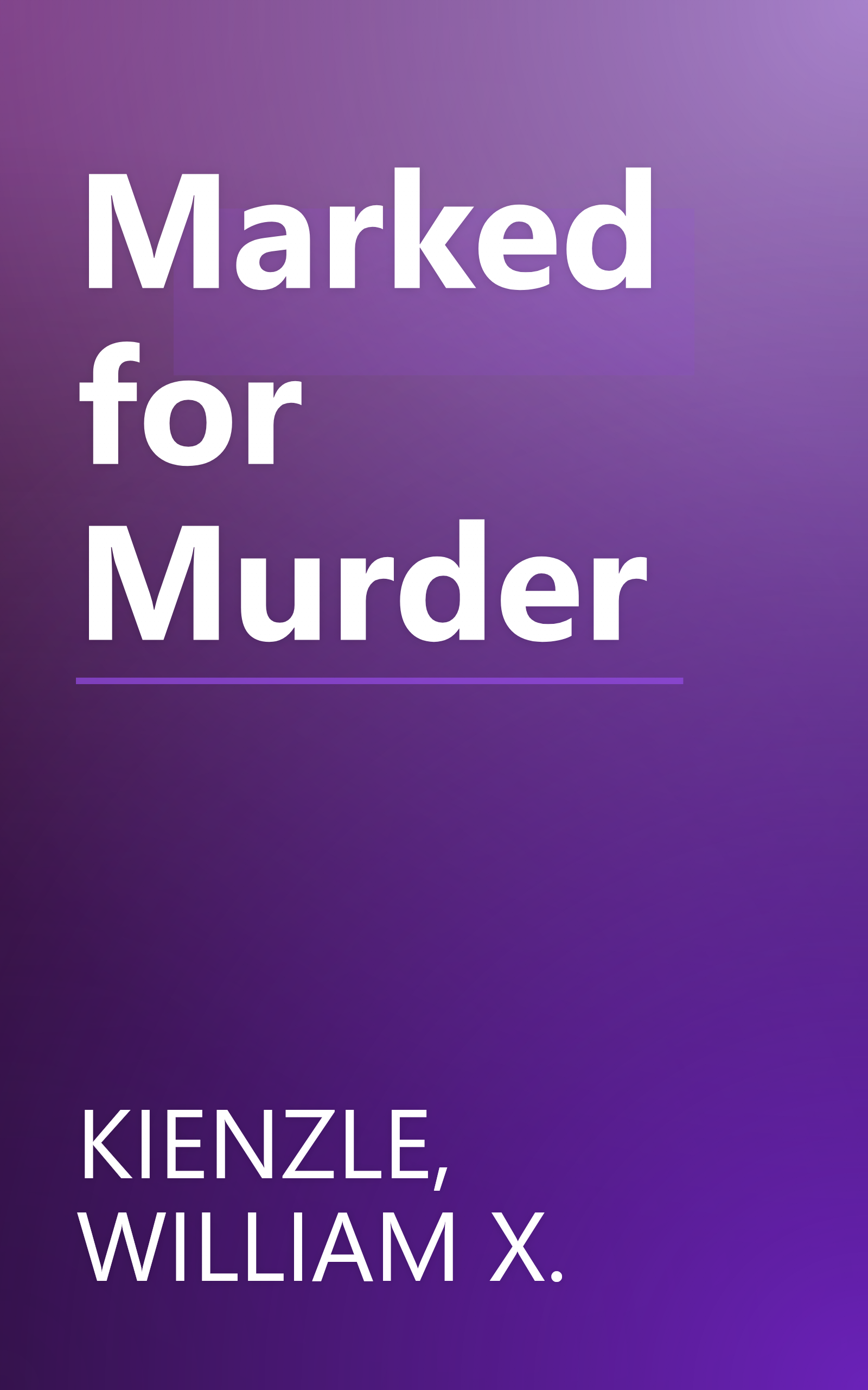 Marked for Murder book cover