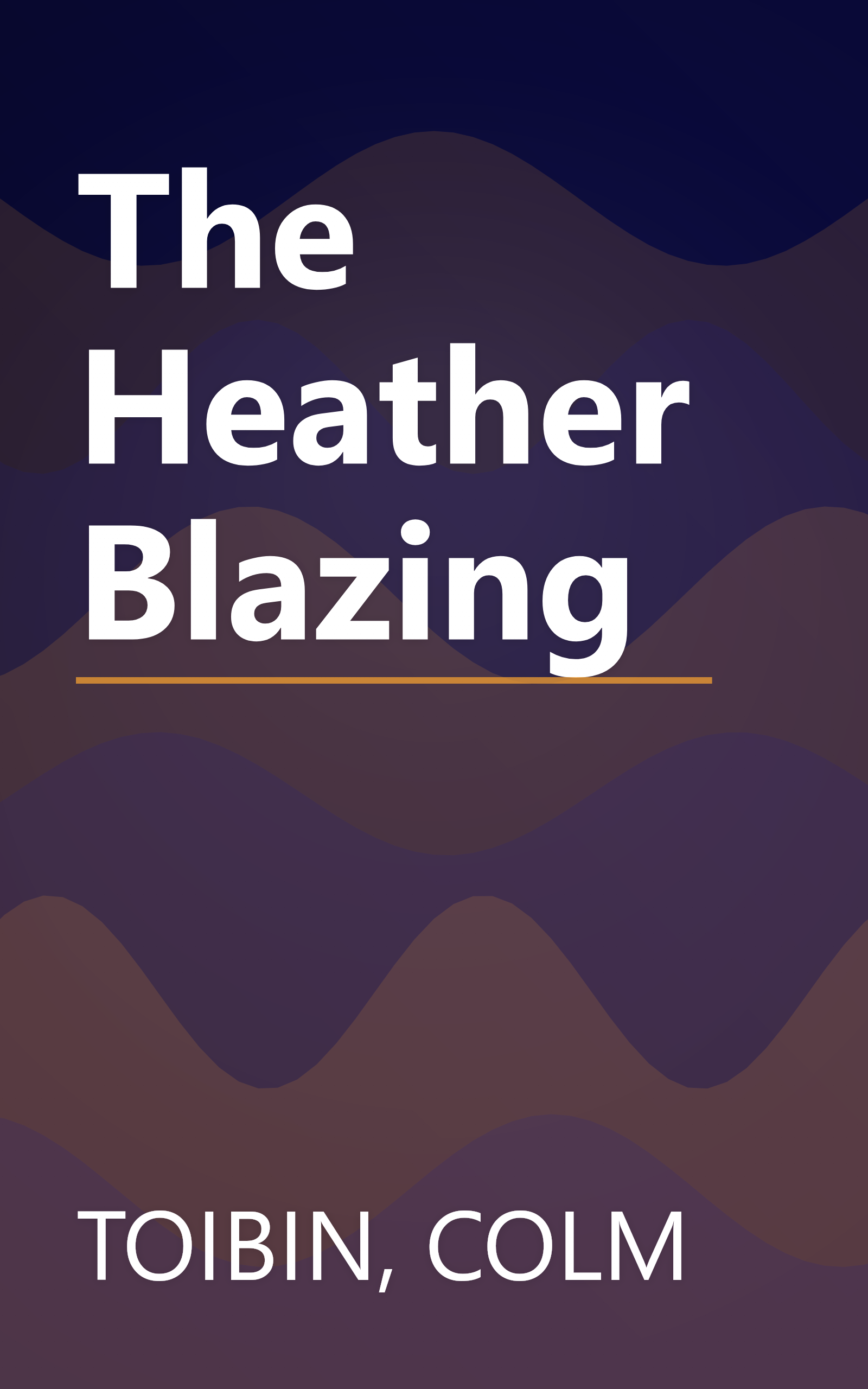 The Heather Blazing book cover