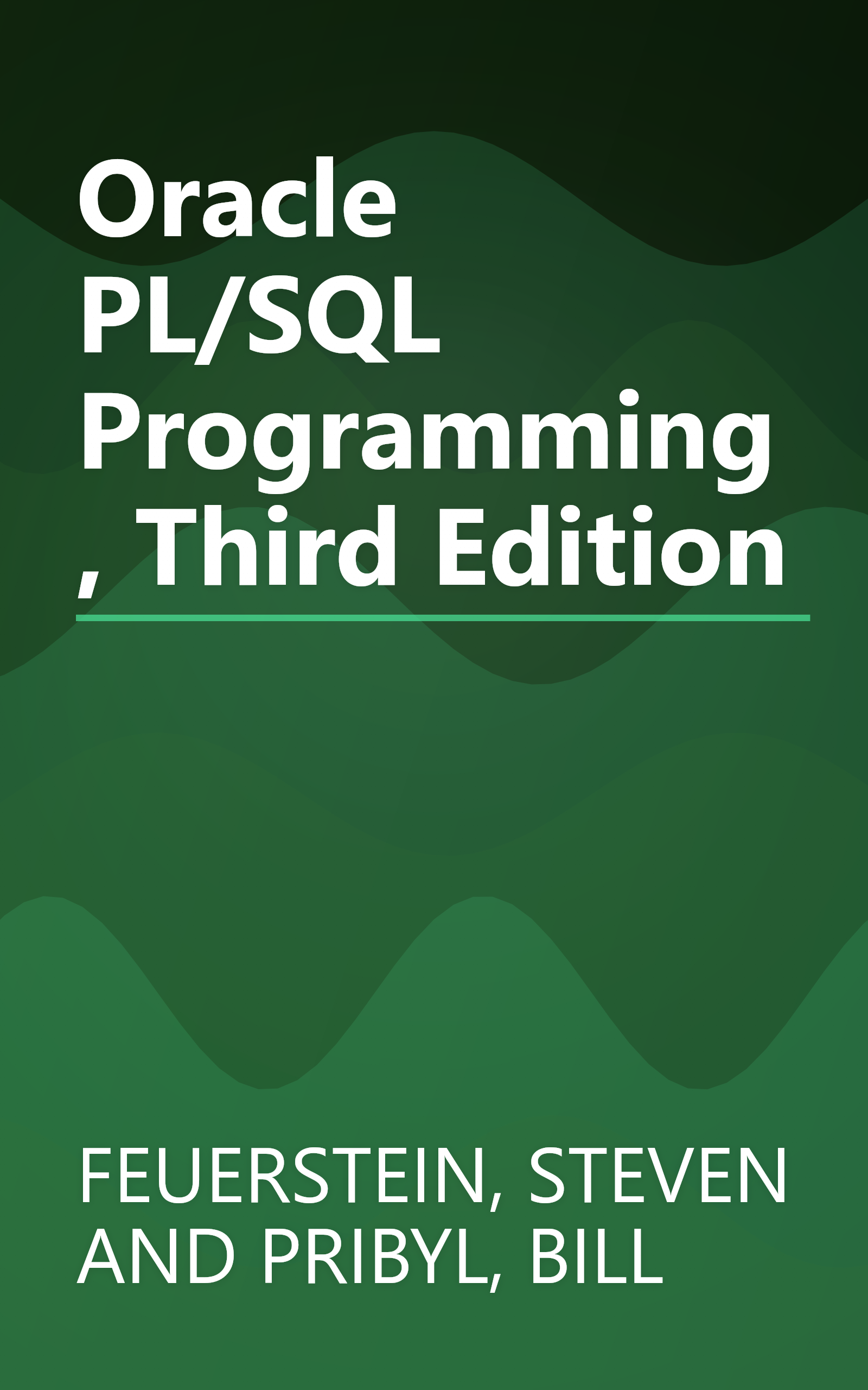 Oracle PL/SQL Programming, Third Edition book cover