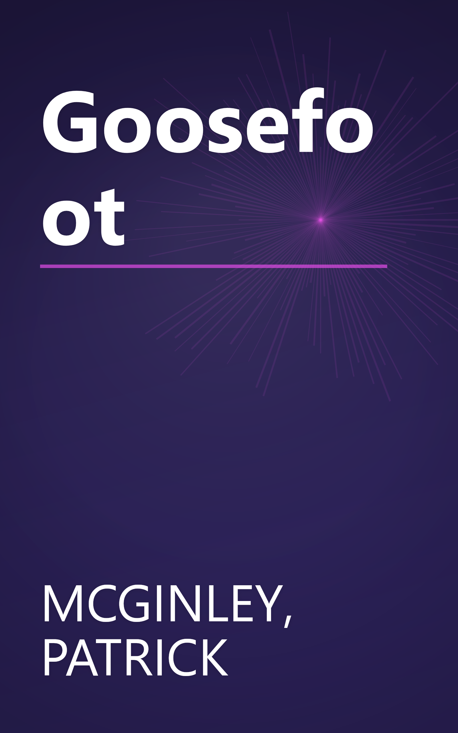 Goosefoot book cover