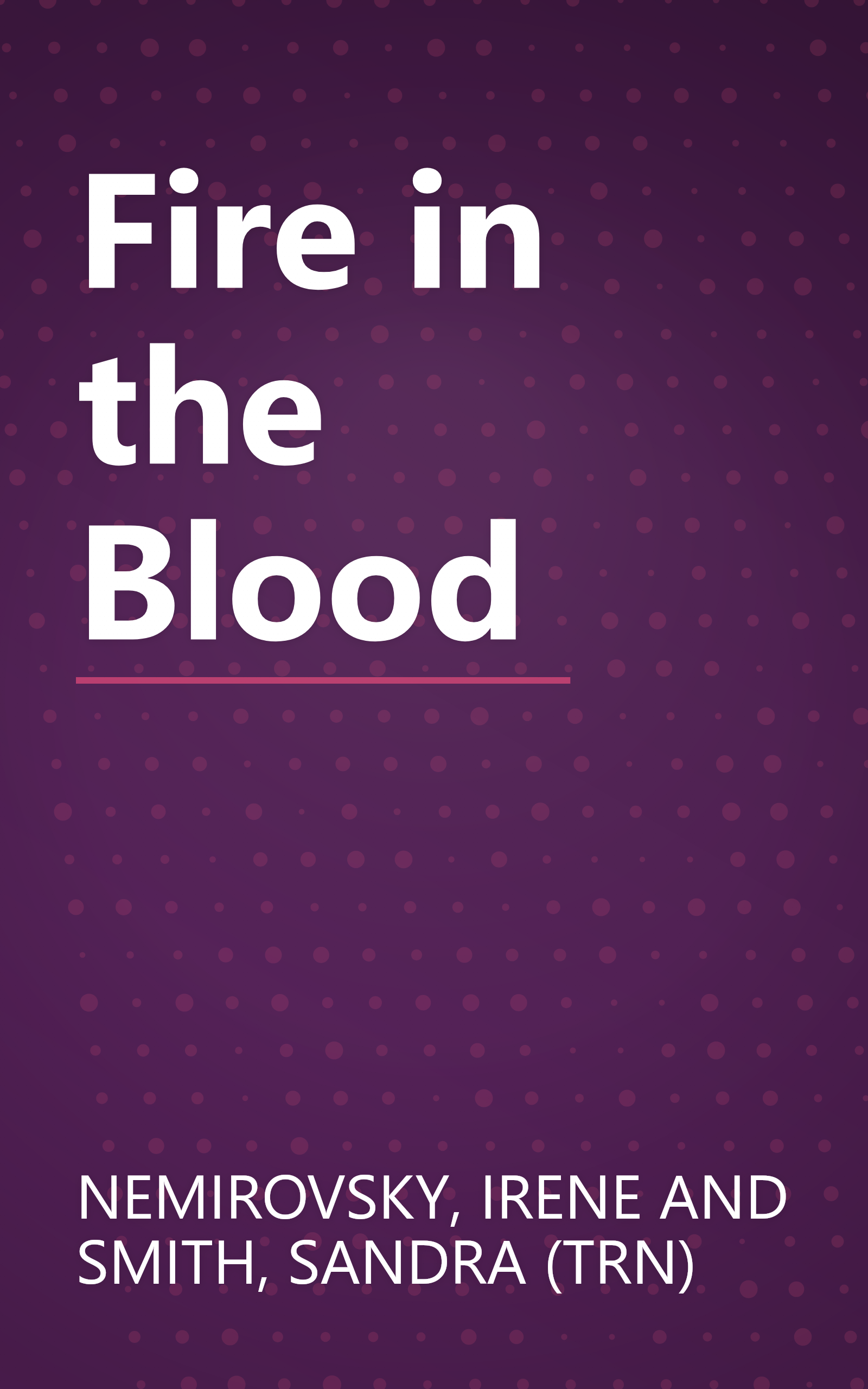 Fire in the Blood book cover
