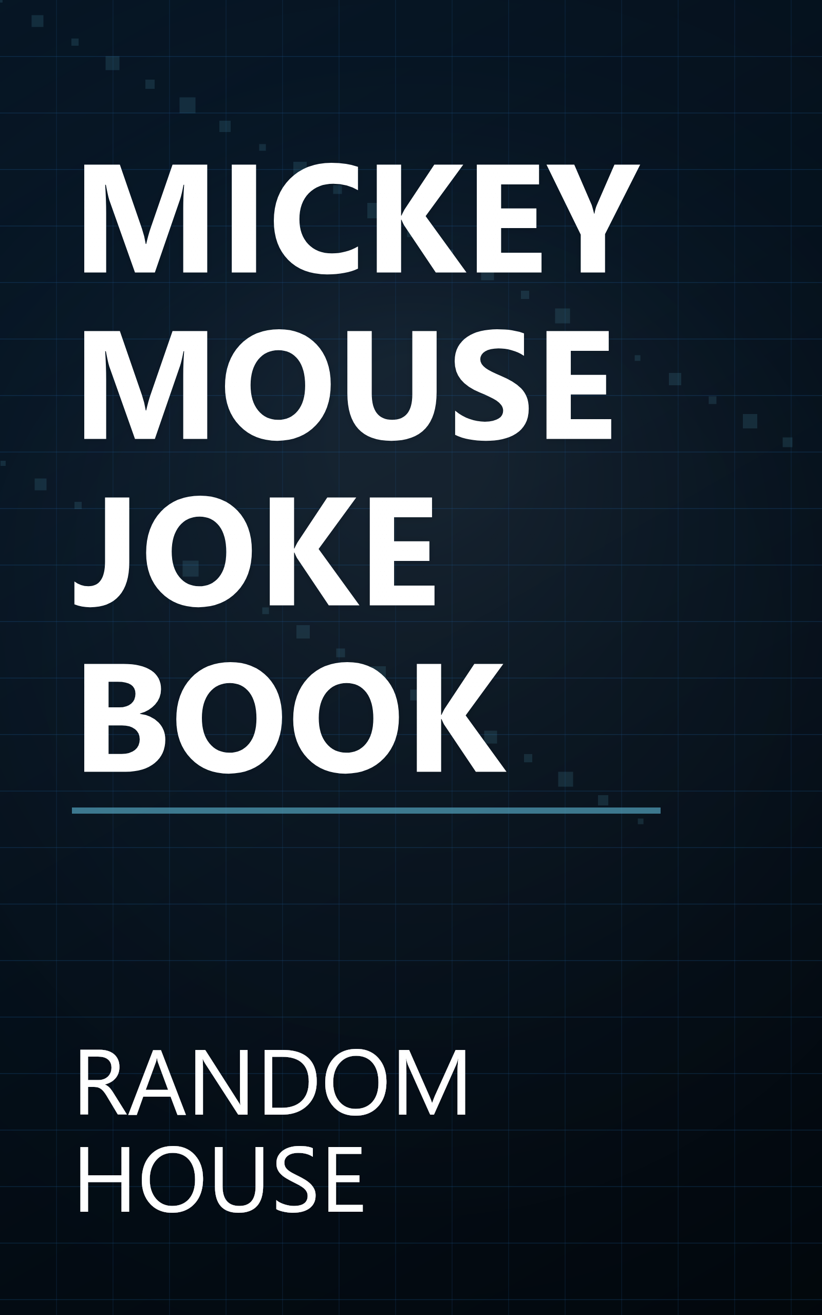 MICKEY MOUSE JOKE BOOK book cover