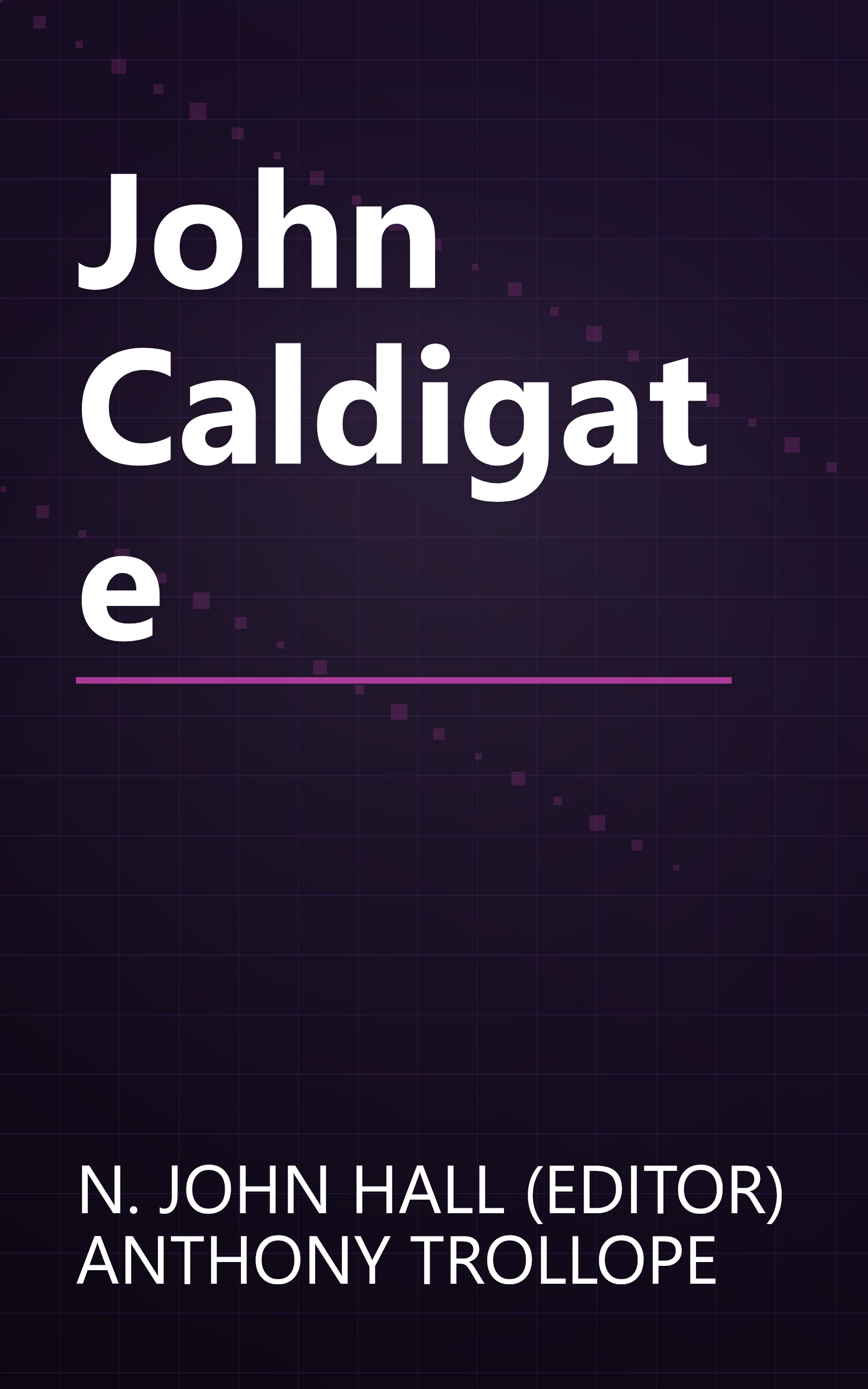 John Caldigate book cover