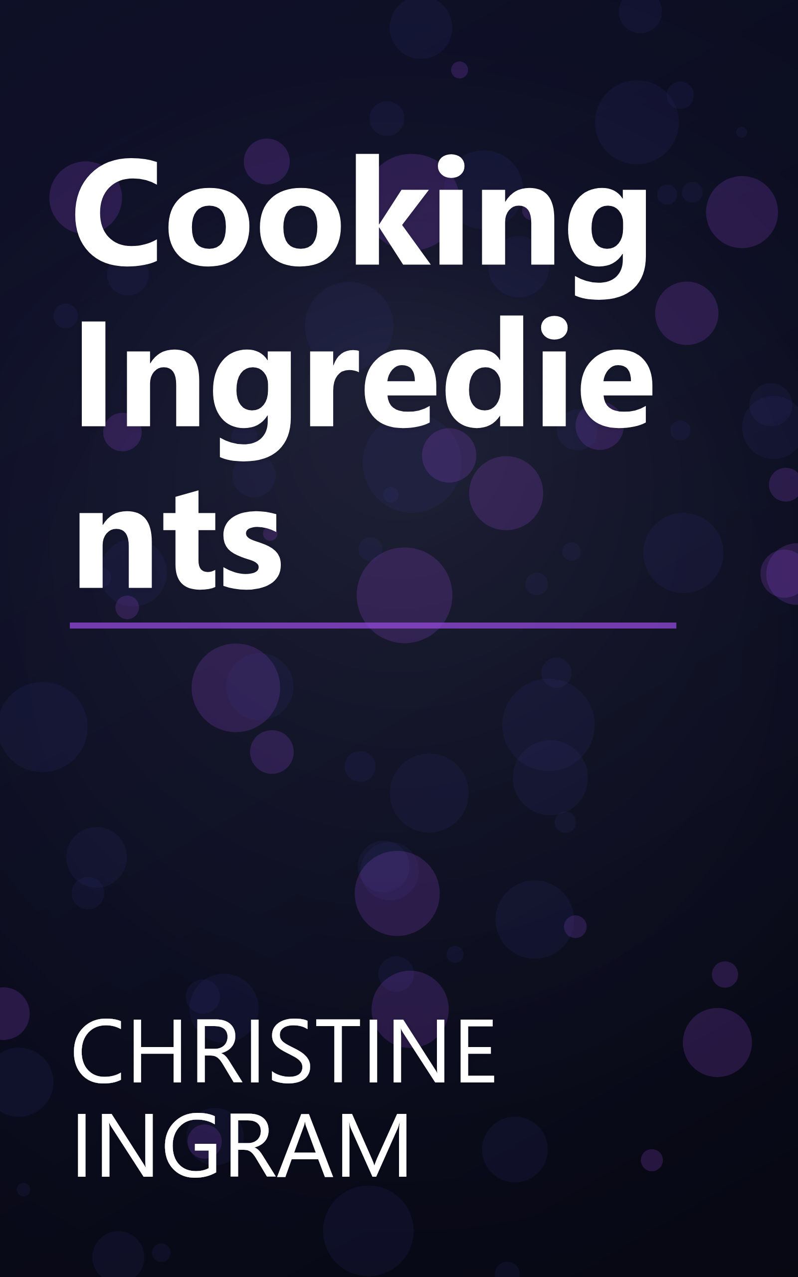 Cooking Ingredients book cover