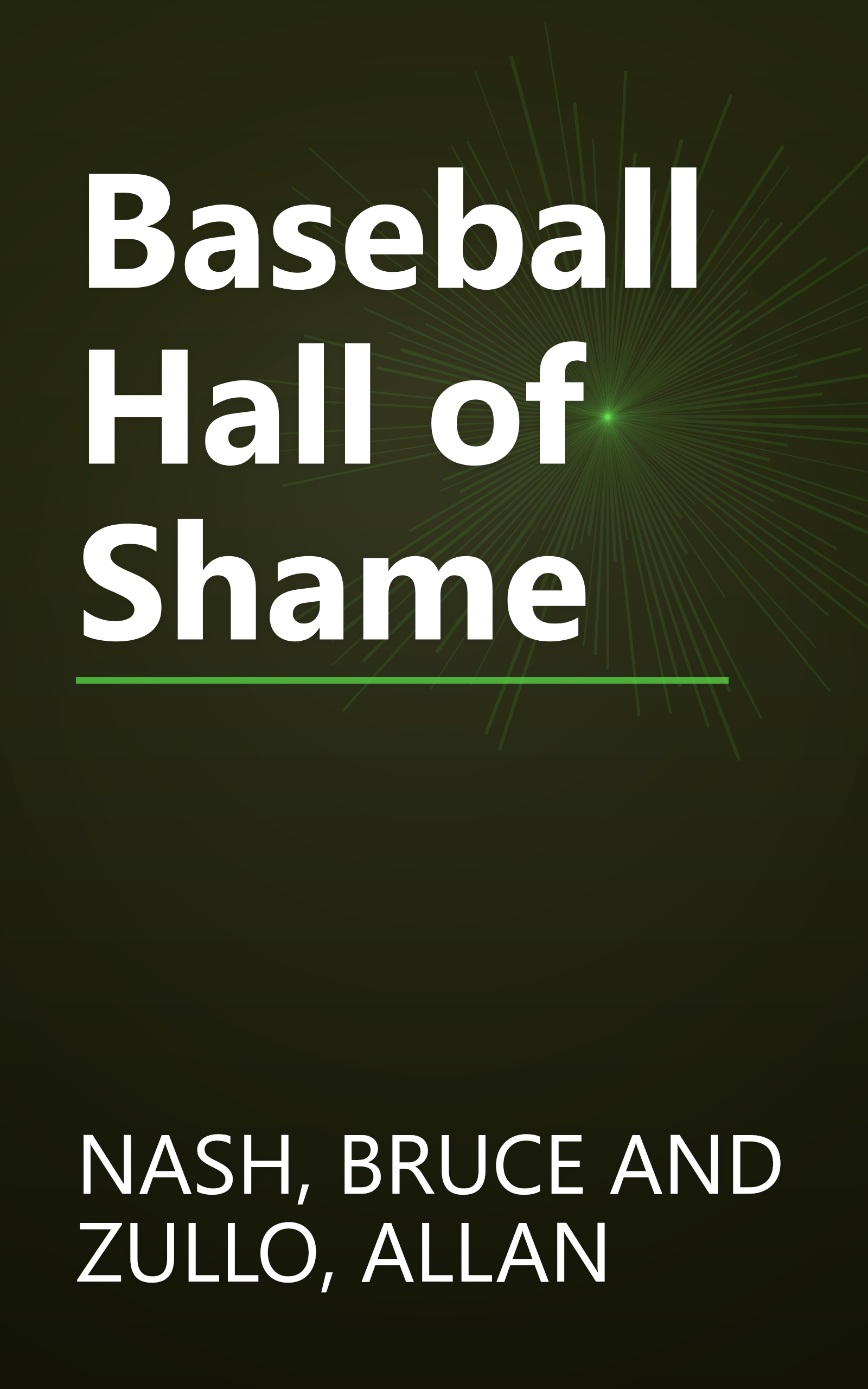 Baseball Hall of Shame book cover