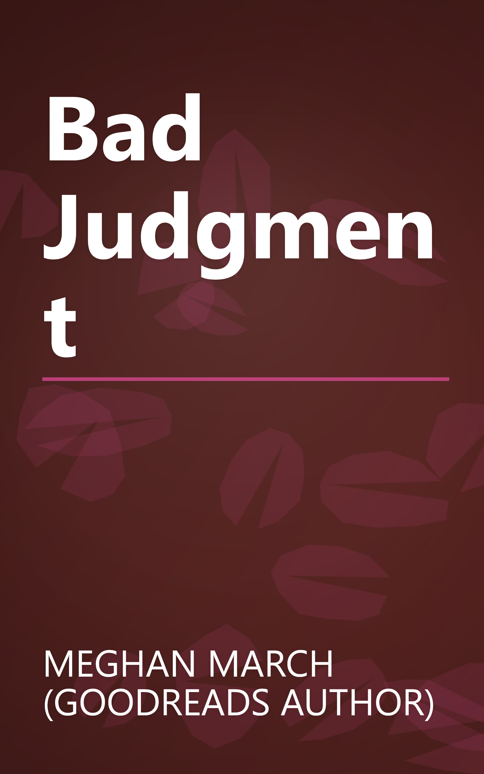 Bad Judgment book cover