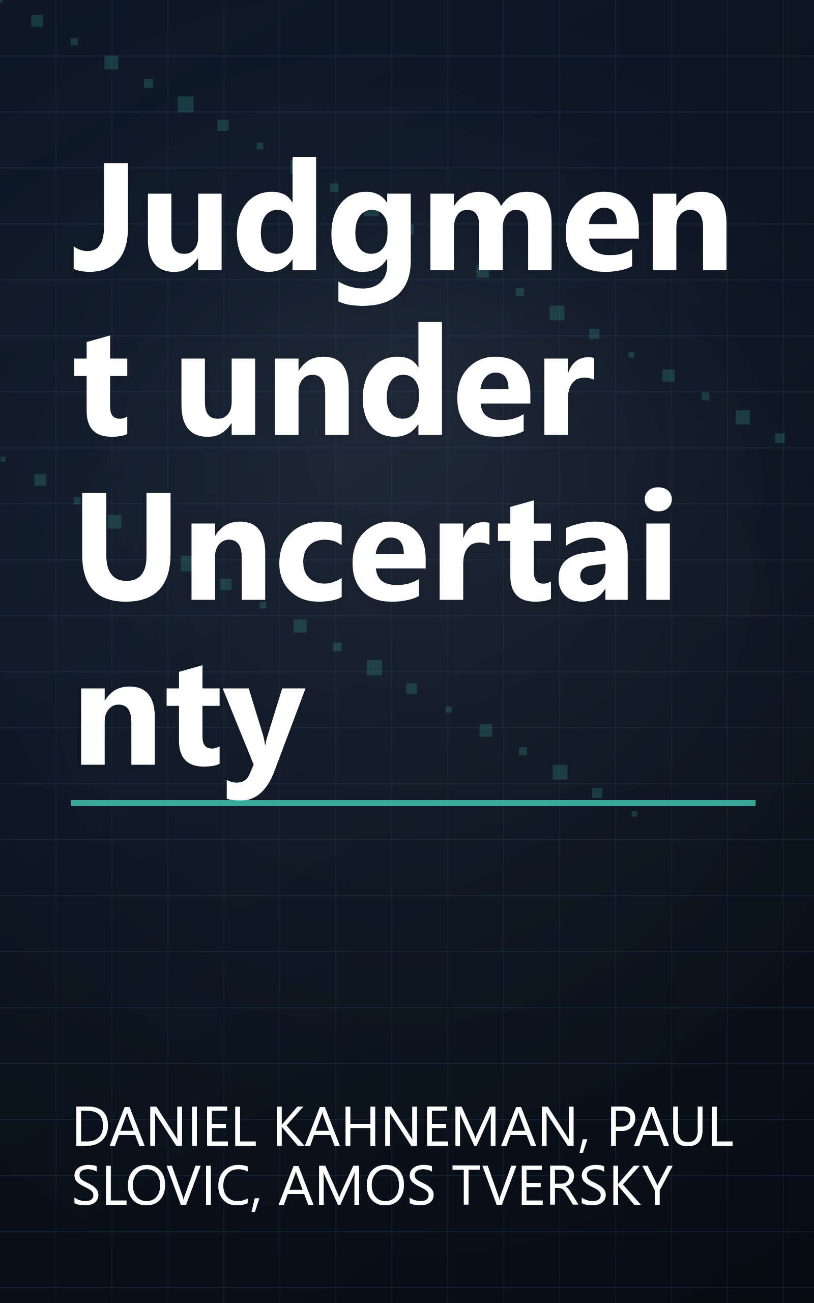 Judgment under Uncertainty book cover