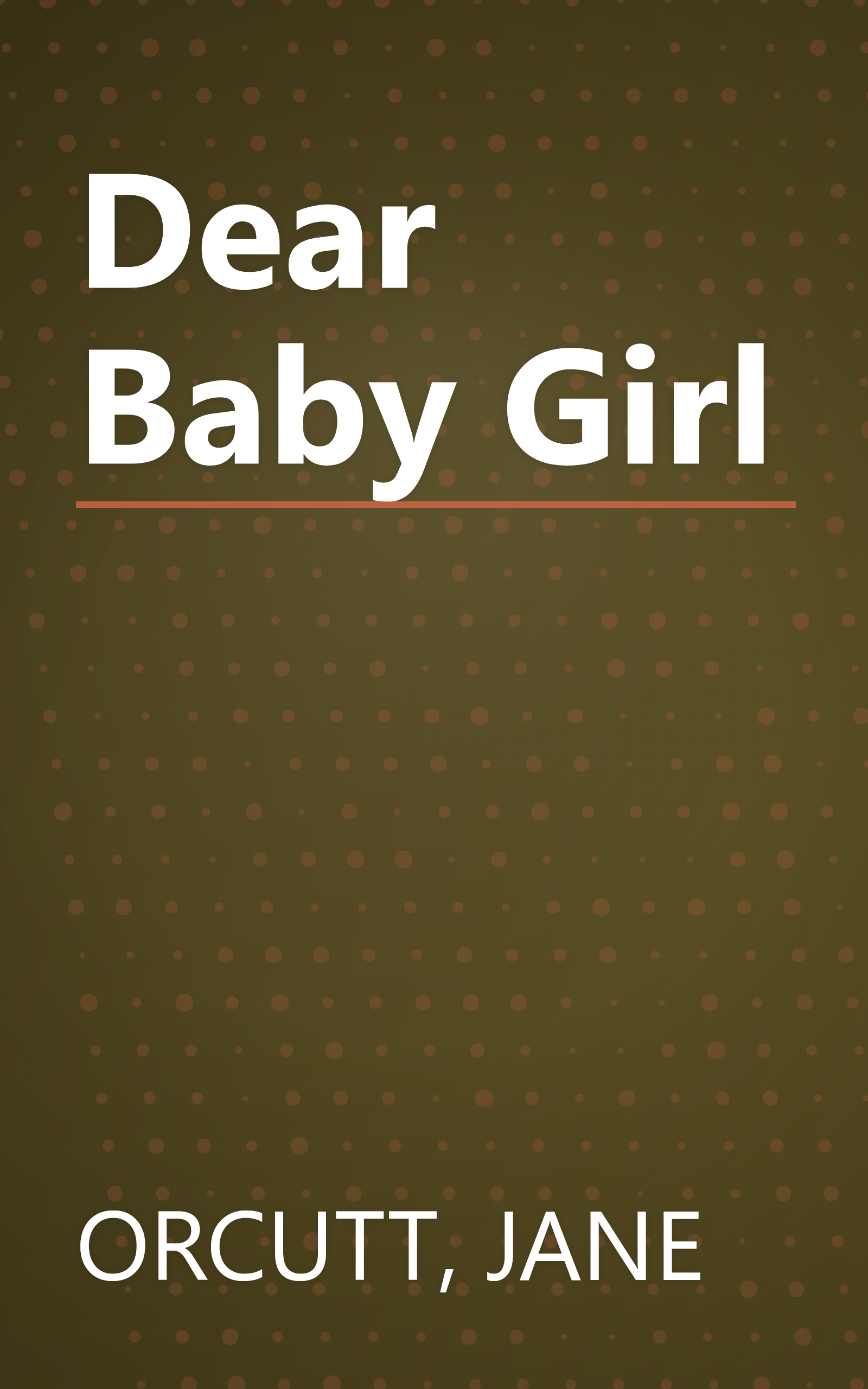 Dear Baby Girl book cover