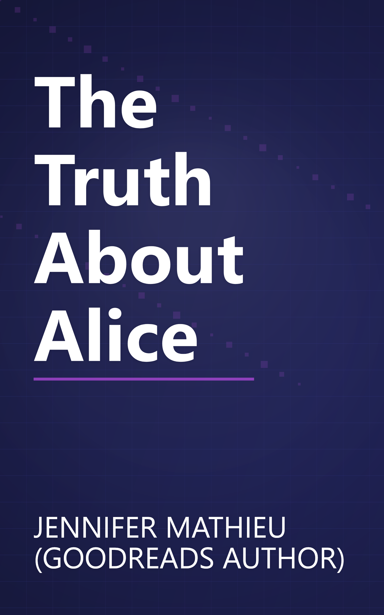 The Truth About Alice book cover