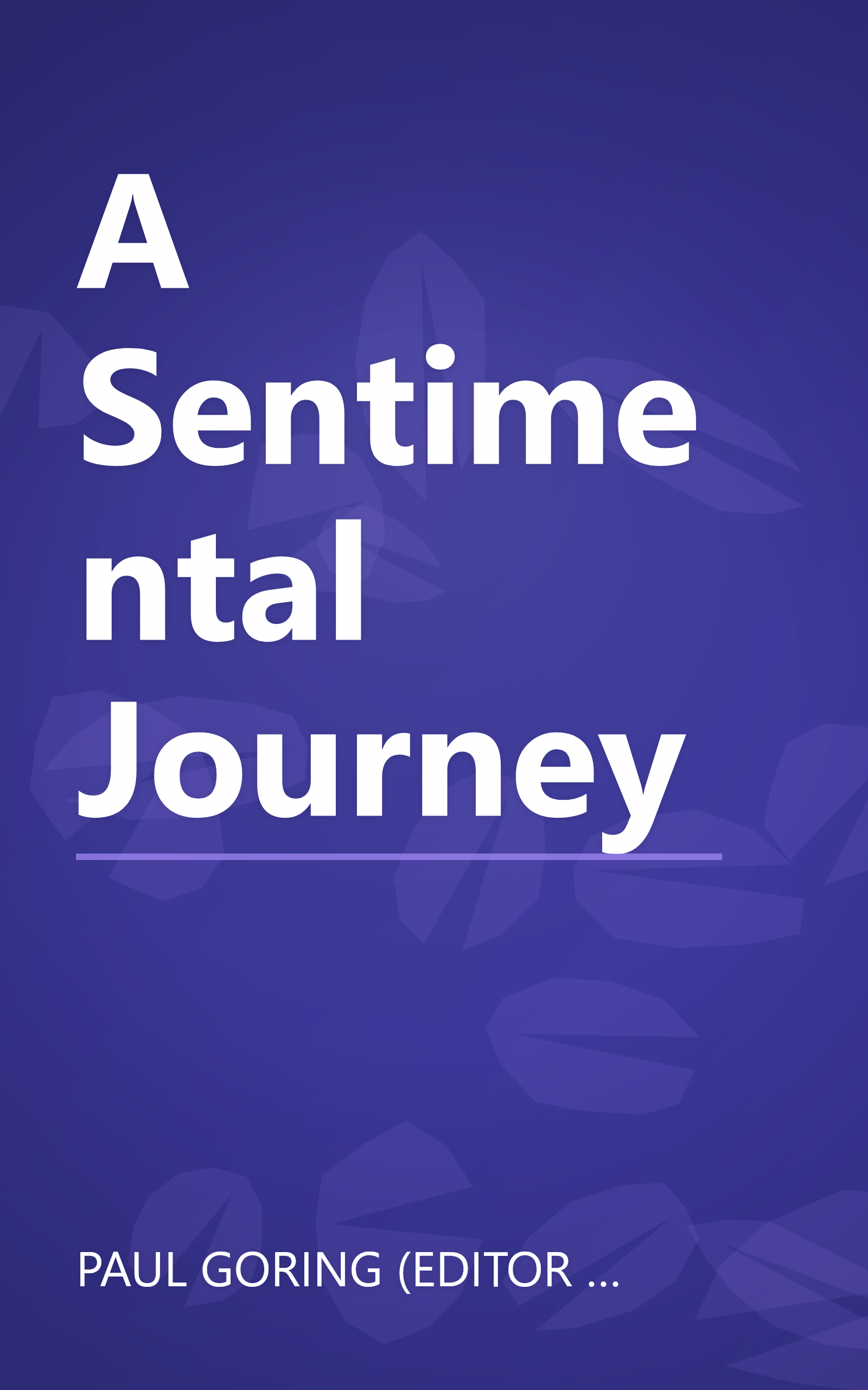 A Sentimental Journey book cover