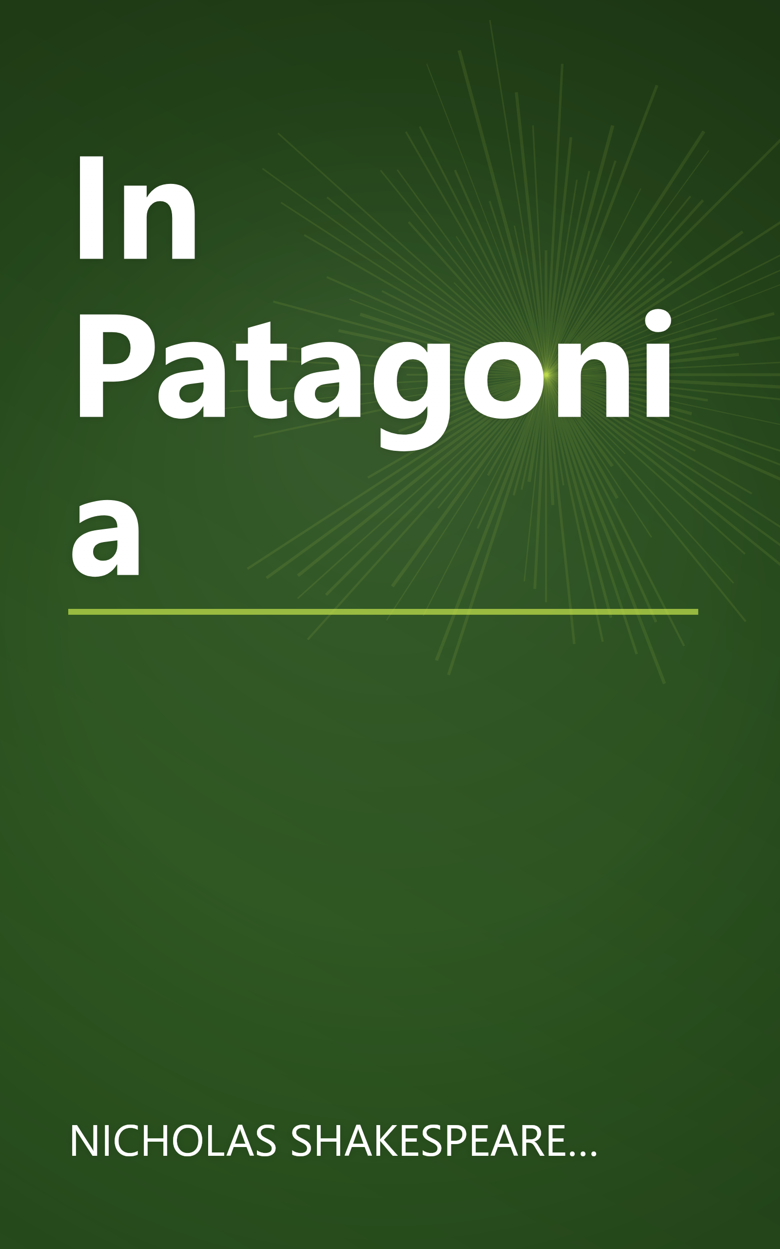 In Patagonia book cover