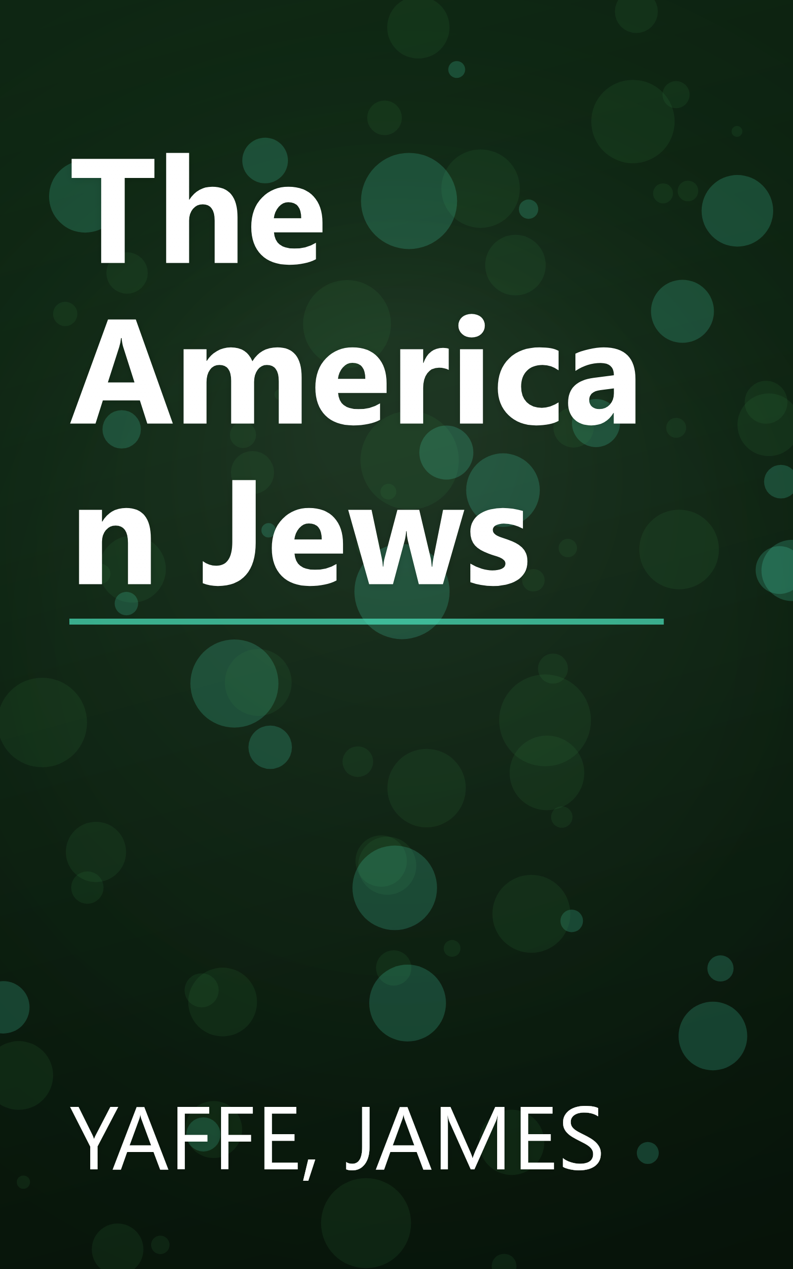 The American Jews book cover