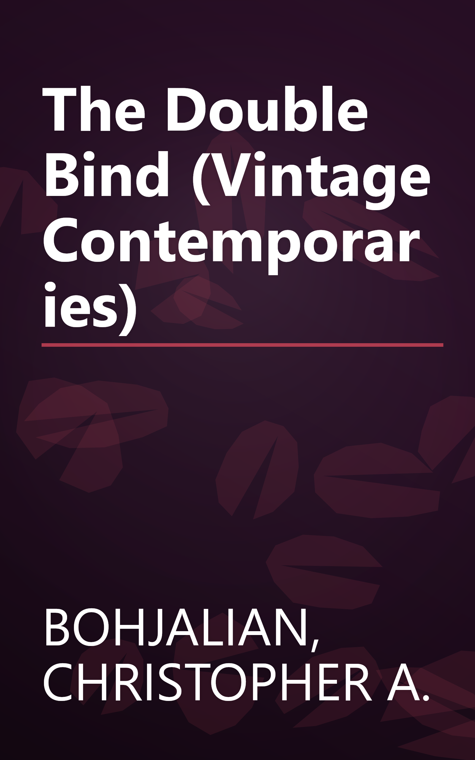 The Double Bind (Vintage Contemporaries) book cover