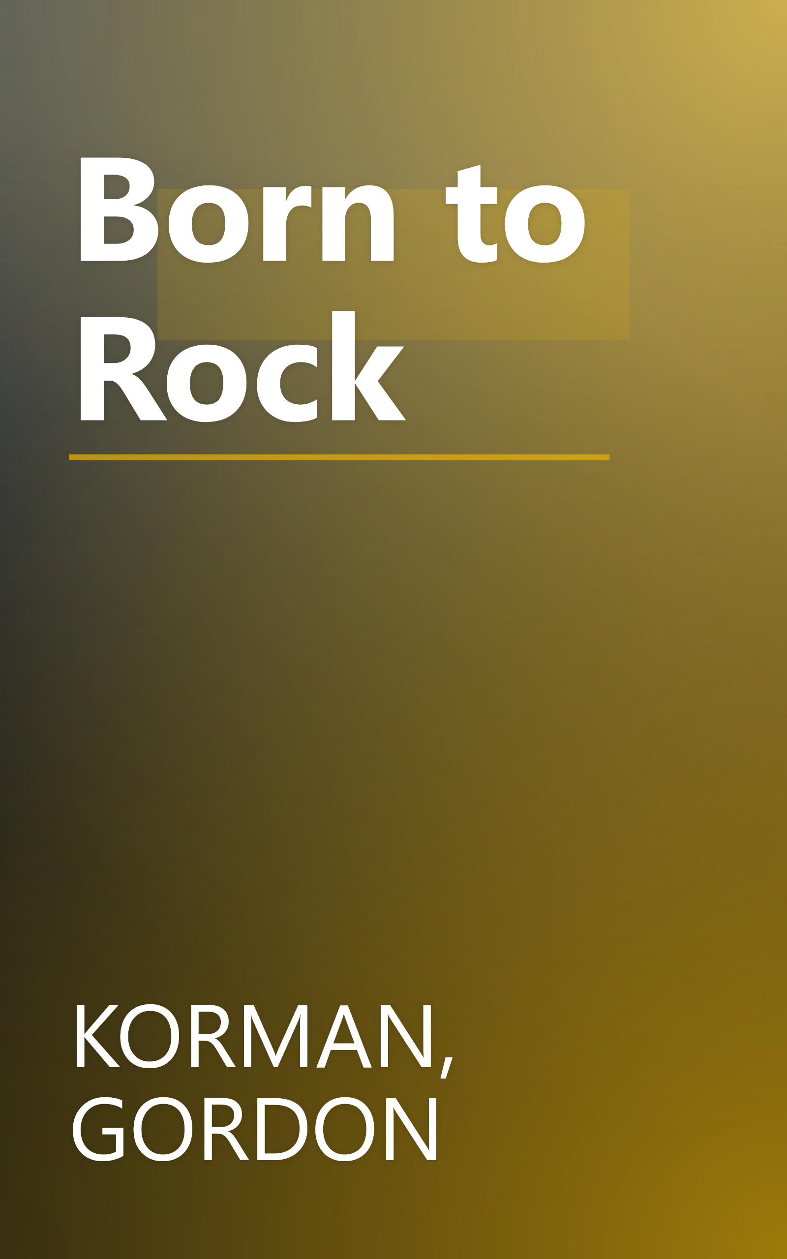 Born to Rock book cover