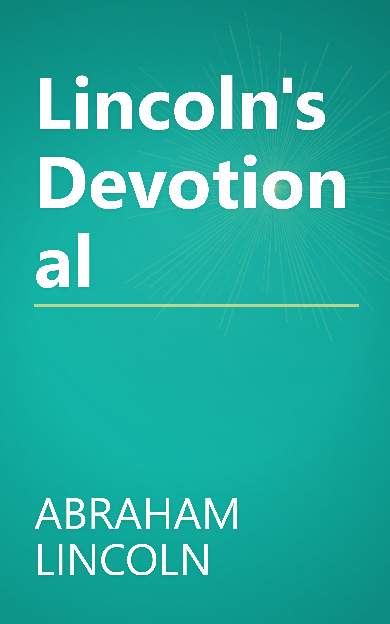 Lincoln's Devotional book cover