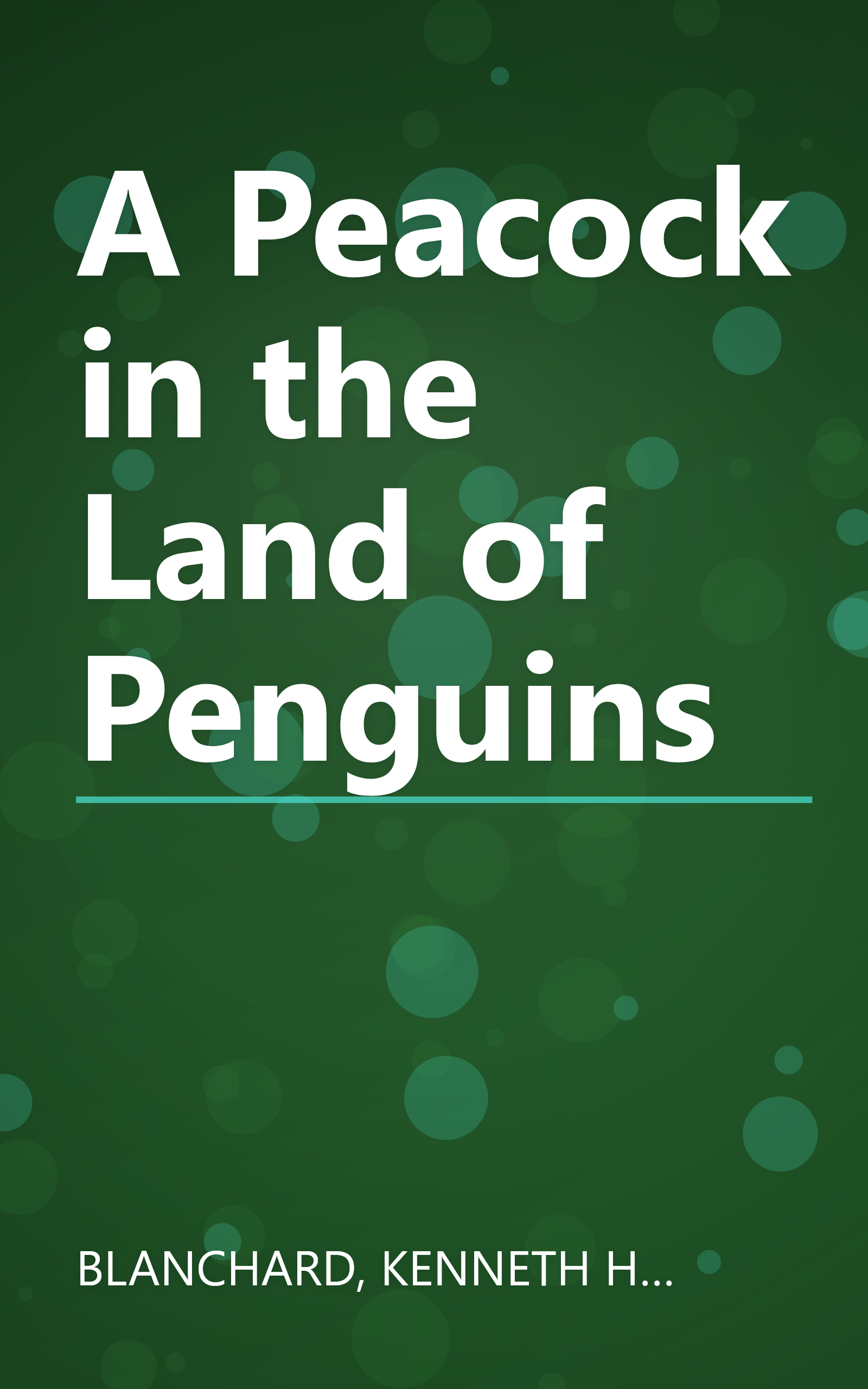 A Peacock in the Land of Penguins book cover