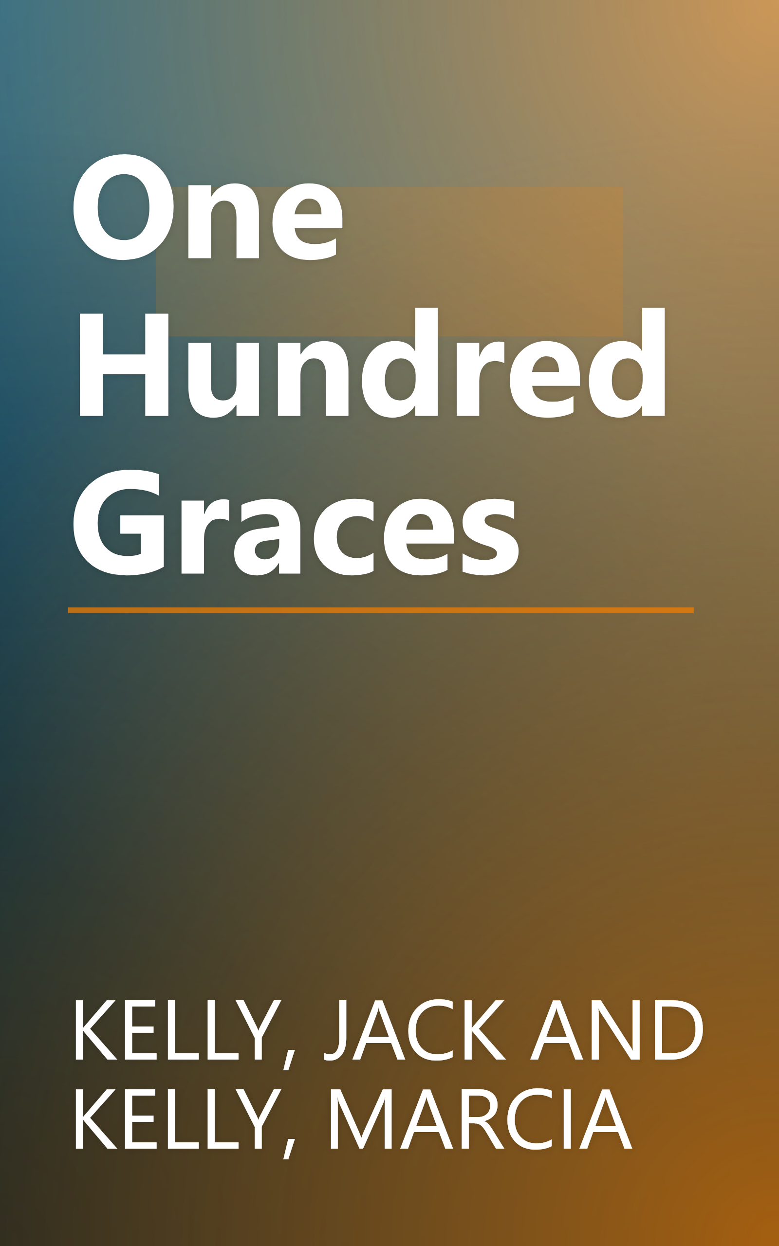 One Hundred Graces book cover