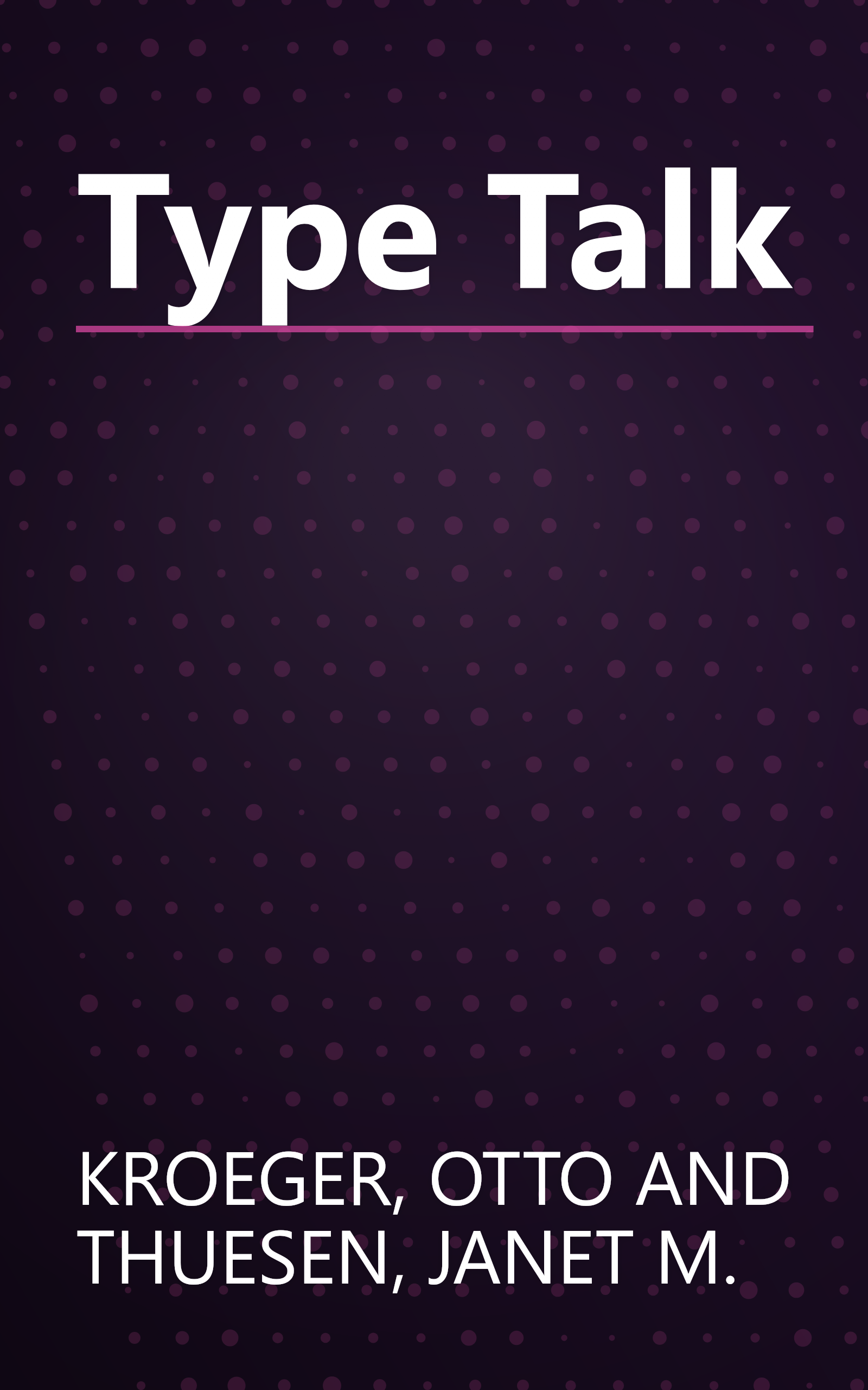 Type Talk book cover