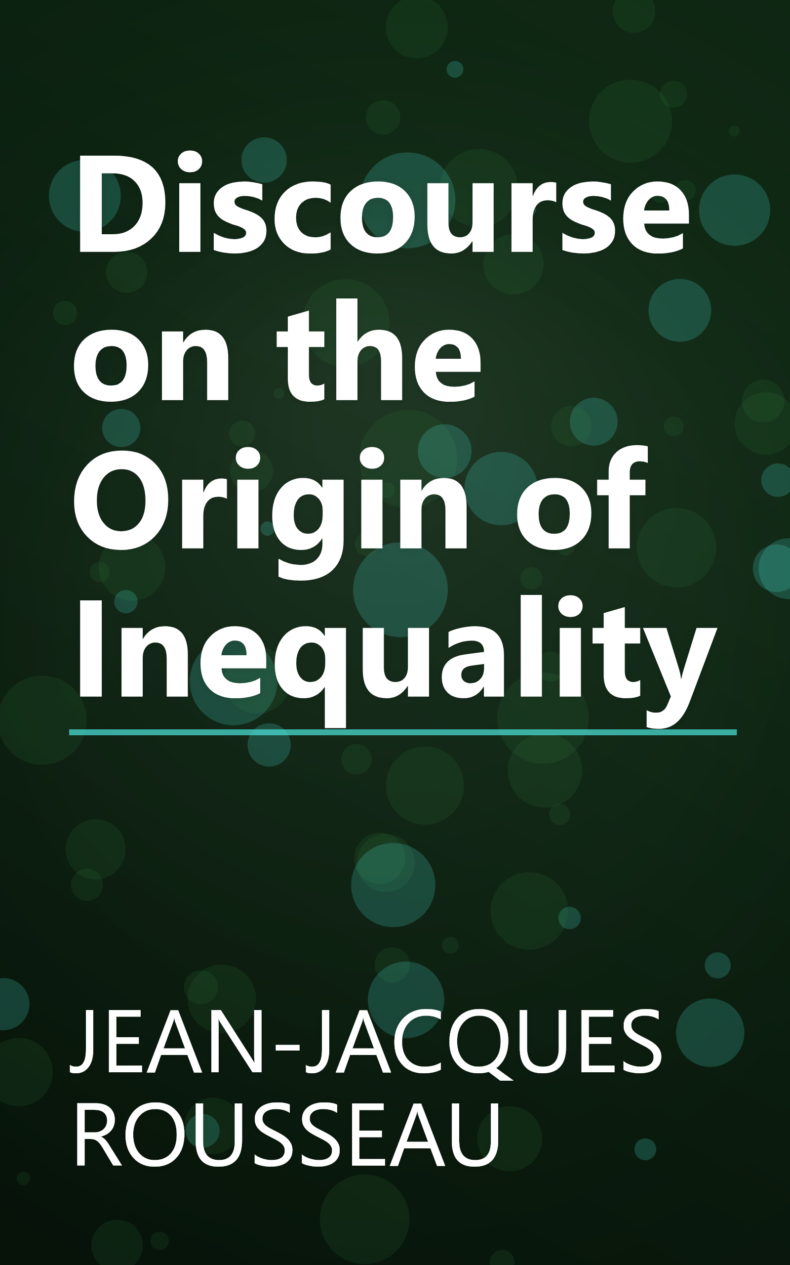 Discourse on the Origin of Inequality book cover