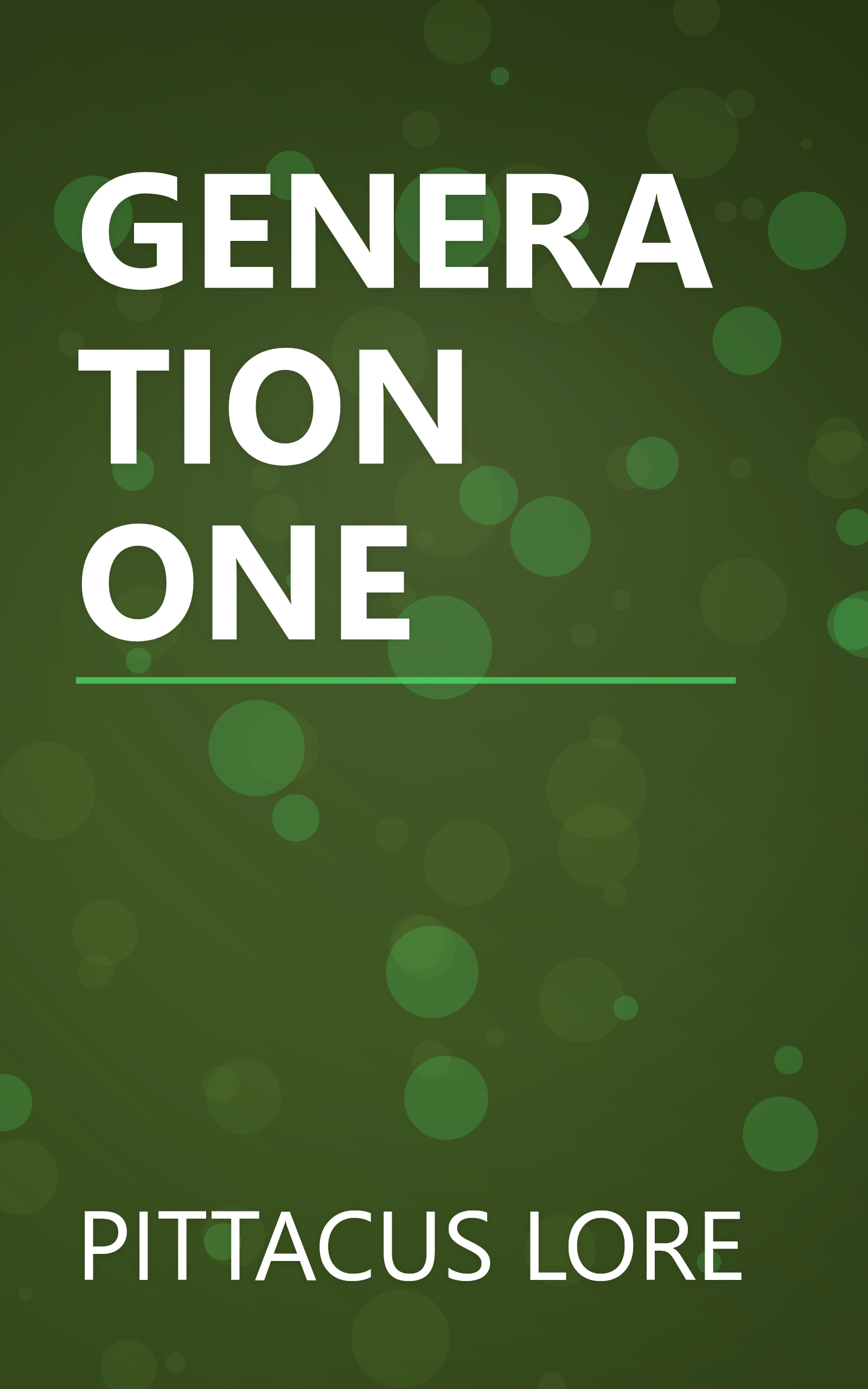 GENERATION ONE book cover